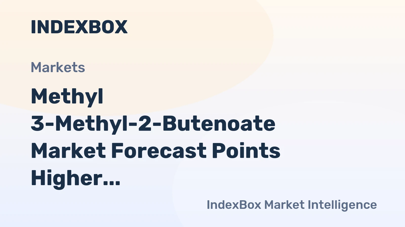 Methyl 3-Methyl-2-Butenoate Market Forecast Points Higher Toward 2035, Driven by Flavor & Fragrance Demand