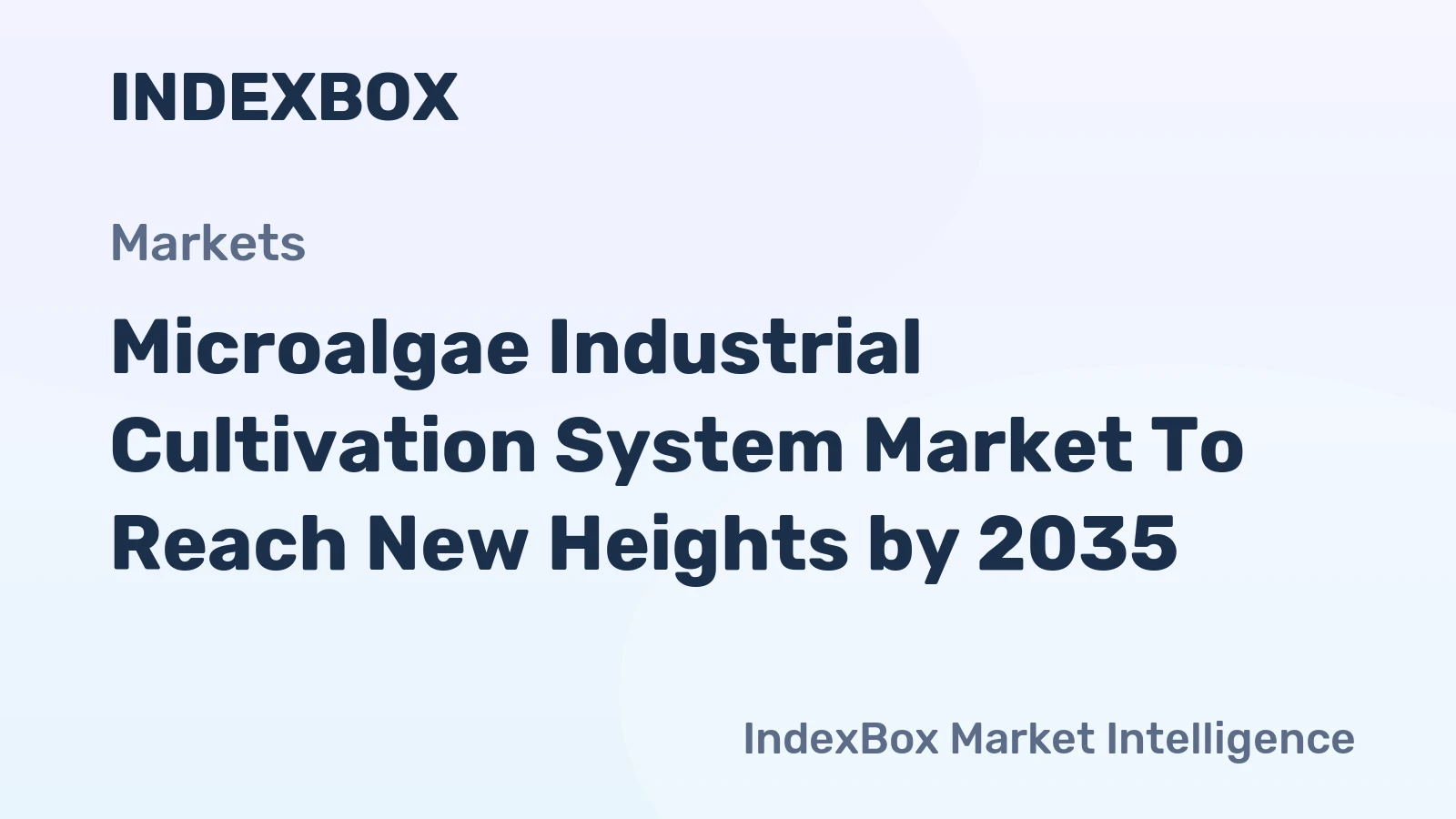 Microalgae Industrial Cultivation System Market to Reach New Heights by 2035, Driven by Precision Fermentation Demand