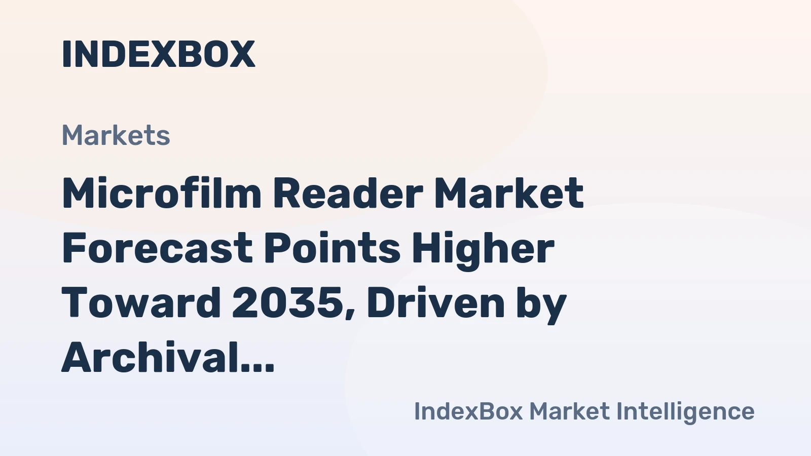 Microfilm Reader Market Forecast Points Higher Toward 2035, Driven by Archival Digitization Projects