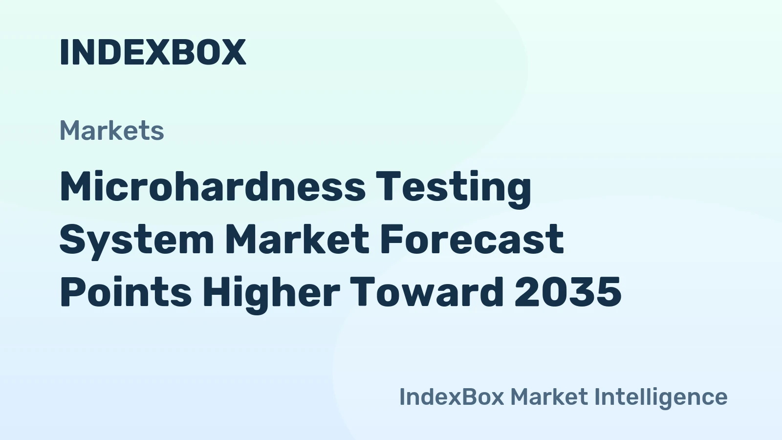 Microhardness Testing System Market Forecast Points Higher Toward 2035, Driven by Semiconductor Quality Demands