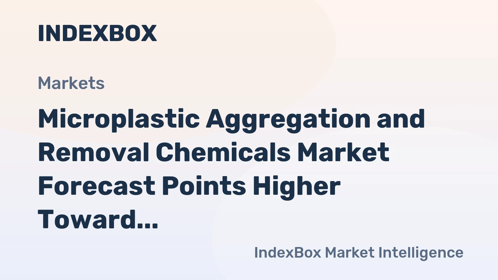 Microplastic Aggregation and Removal Chemicals Market Forecast Points Higher Toward 2035 on Regulatory Push and Water Scarcity