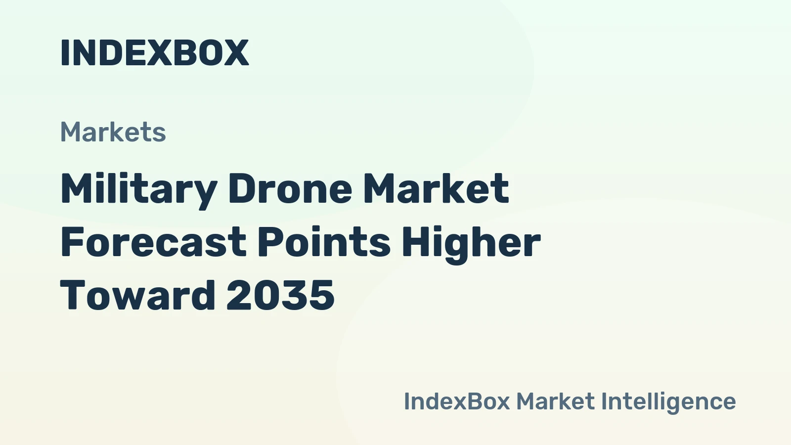 Military Drone Market Forecast Points Higher Toward 2035, Driven by AI Integration and Asymmetric Warfare Demands
