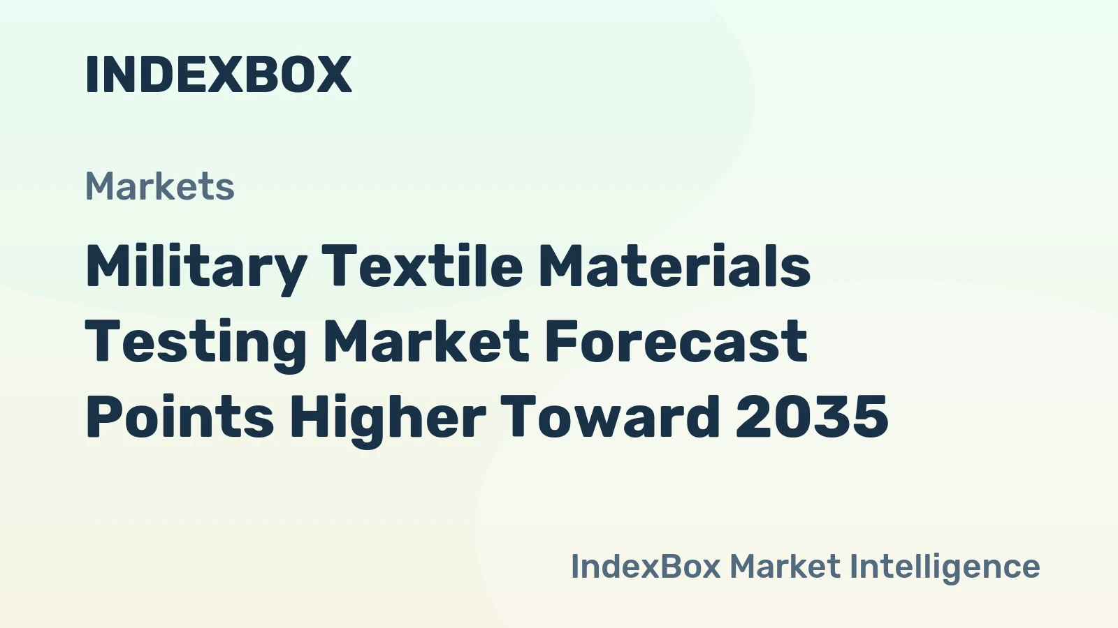 Military Textile Materials Testing Market Forecast Points Higher Toward 2035, Driven by Ballistic and Flame-Resistant Material Innovation