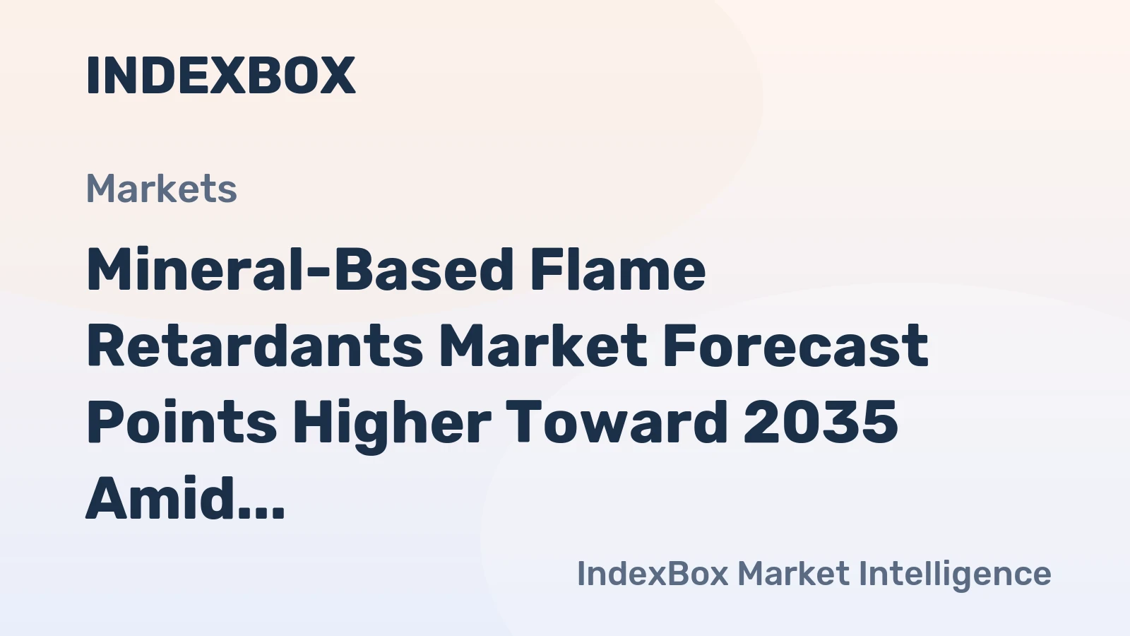 Mineral-Based Flame Retardants Market Forecast Points Higher Toward 2035 Amid Electrification and Safety Mandates