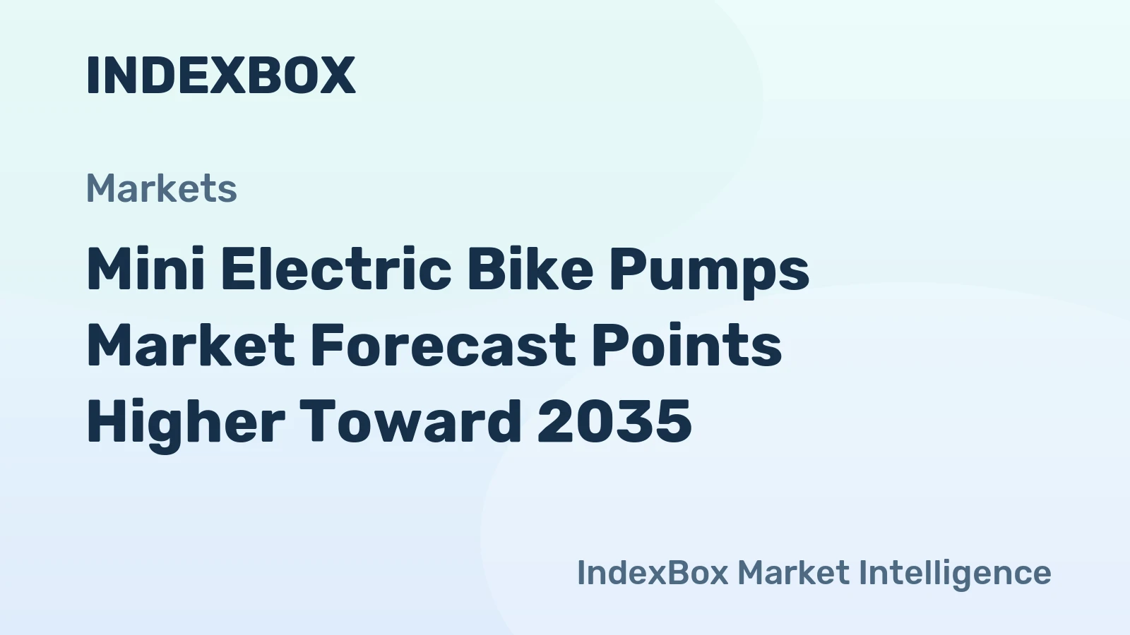 Mini Electric Bike Pumps Market Forecast Points Higher Toward 2035, Driven by E-Bike Adoption and Smart Inflation Technology