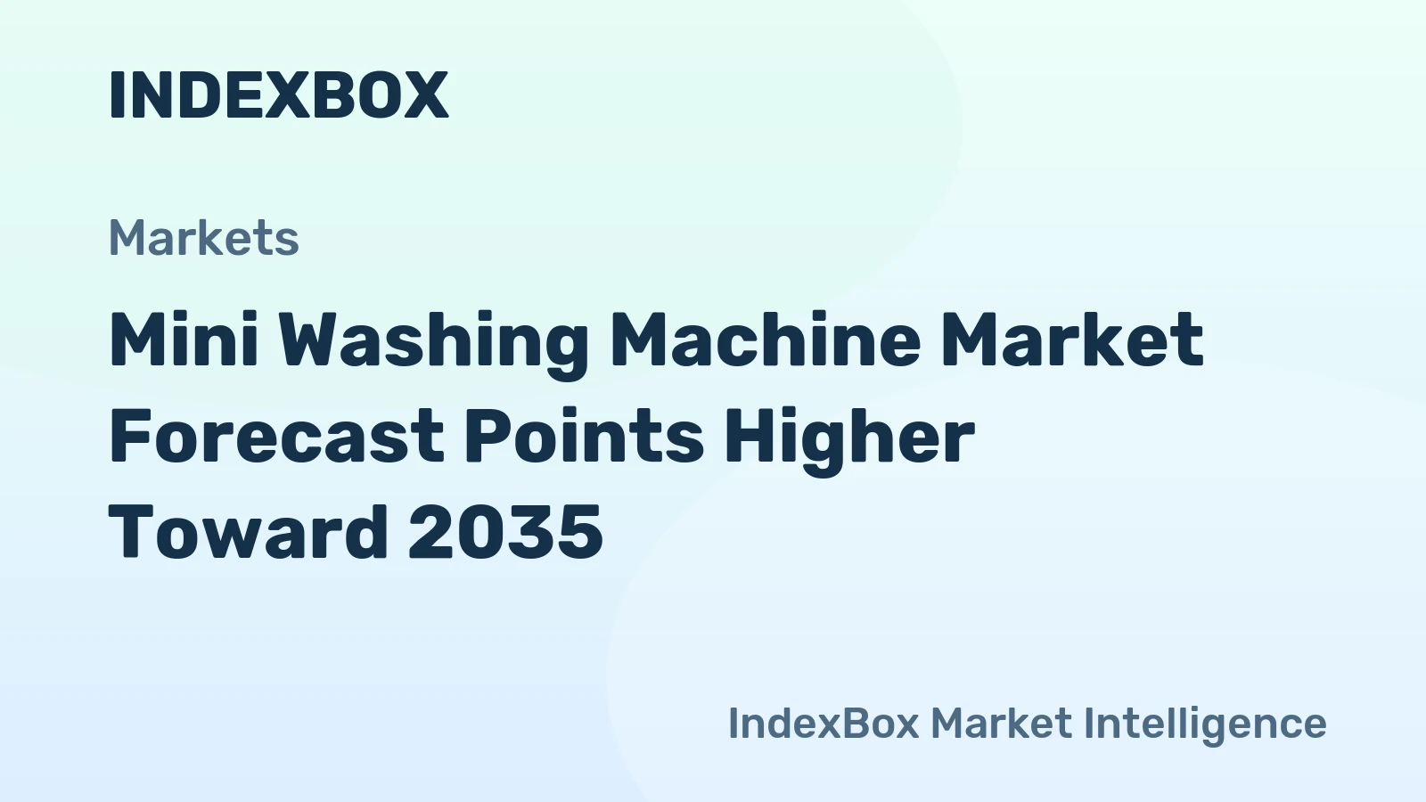 Mini Washing Machine Market Forecast Points Higher Toward 2035, Driven by Urban Micro-Living and Mobile Lifestyles