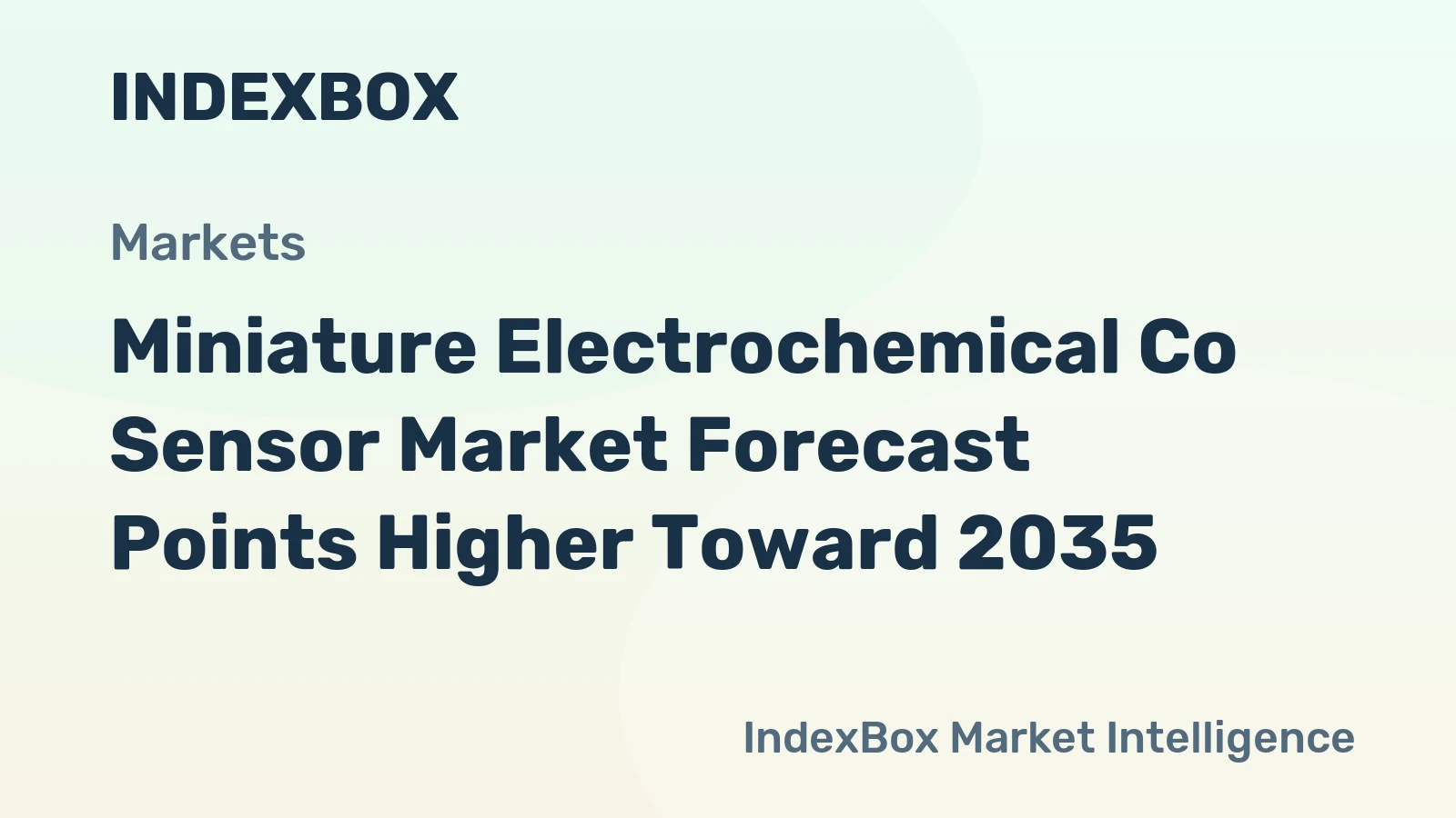 Miniature Electrochemical Co Sensor Market Forecast Points Higher Toward 2035, Driven by Stringent Indoor Air Quality Mandates