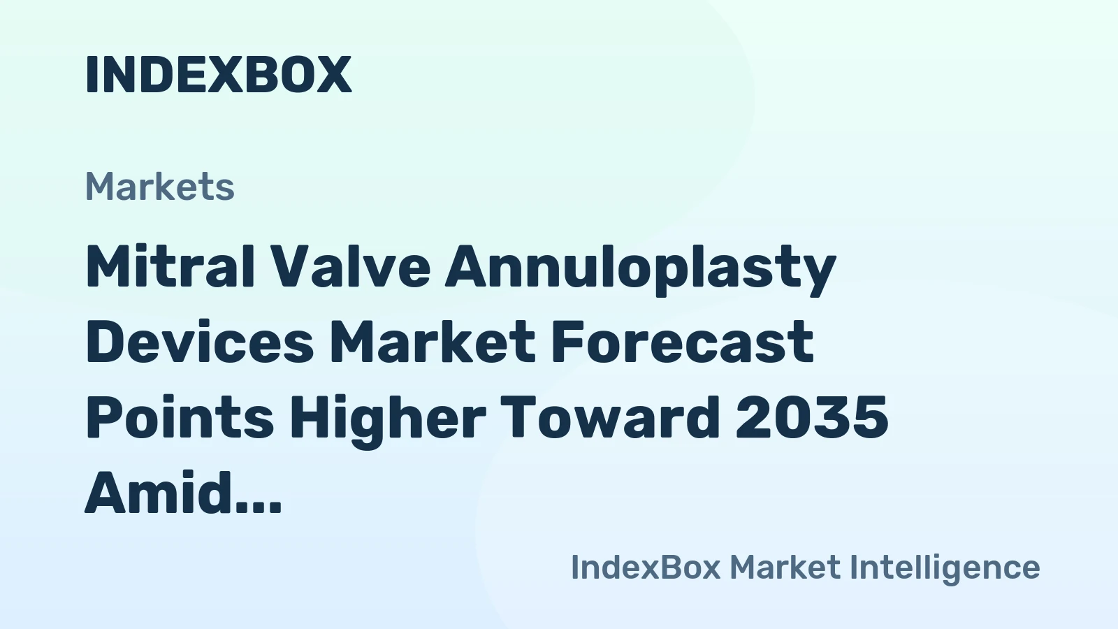 Mitral Valve Annuloplasty Devices Market Forecast Points Higher Toward 2035 Amid Rising Surgical Repair Volumes