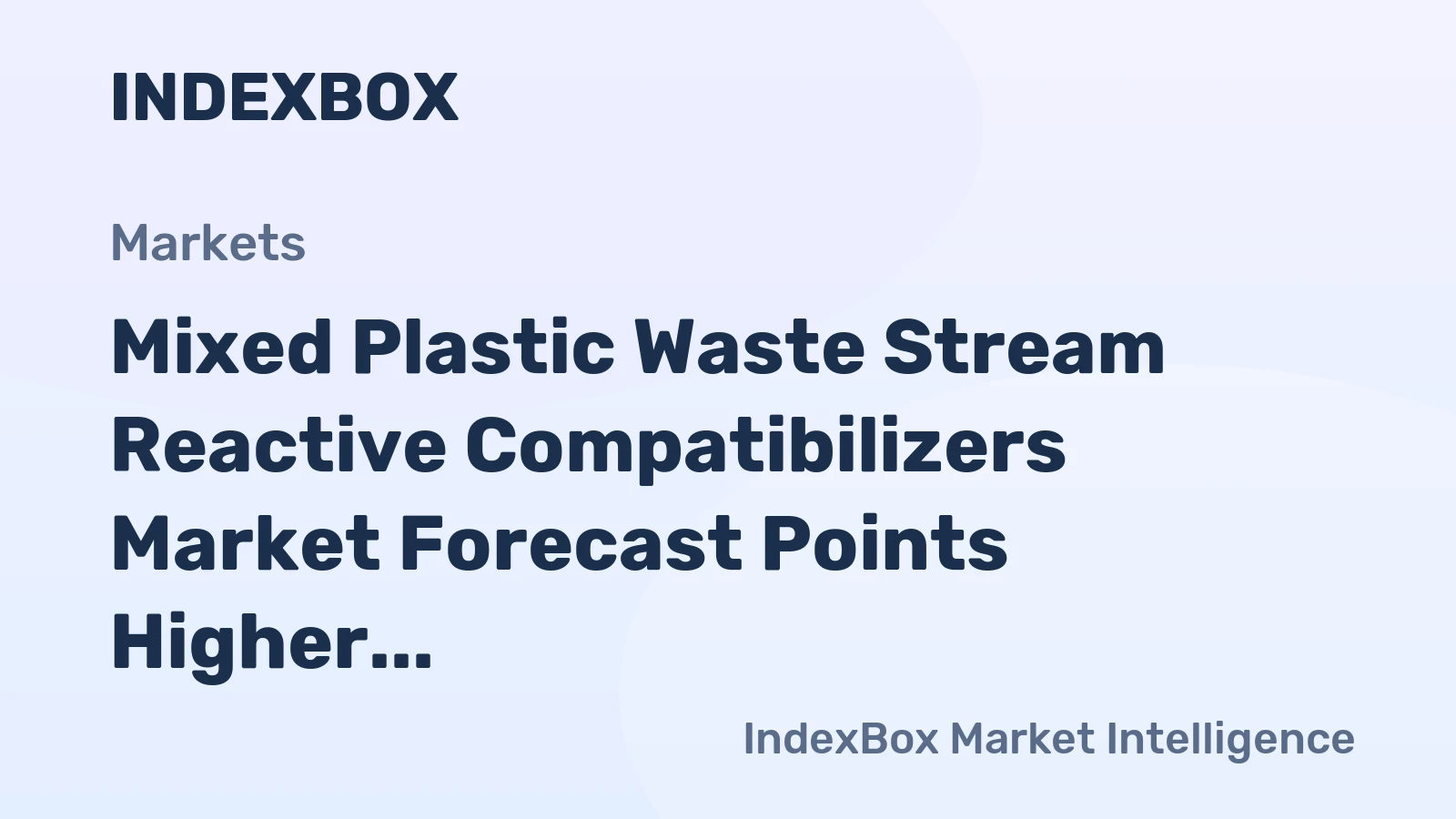 Mixed Plastic Waste Stream Reactive Compatibilizers Market Forecast Points Higher Toward 2035, Driven by Mandatory Recycled Content Laws