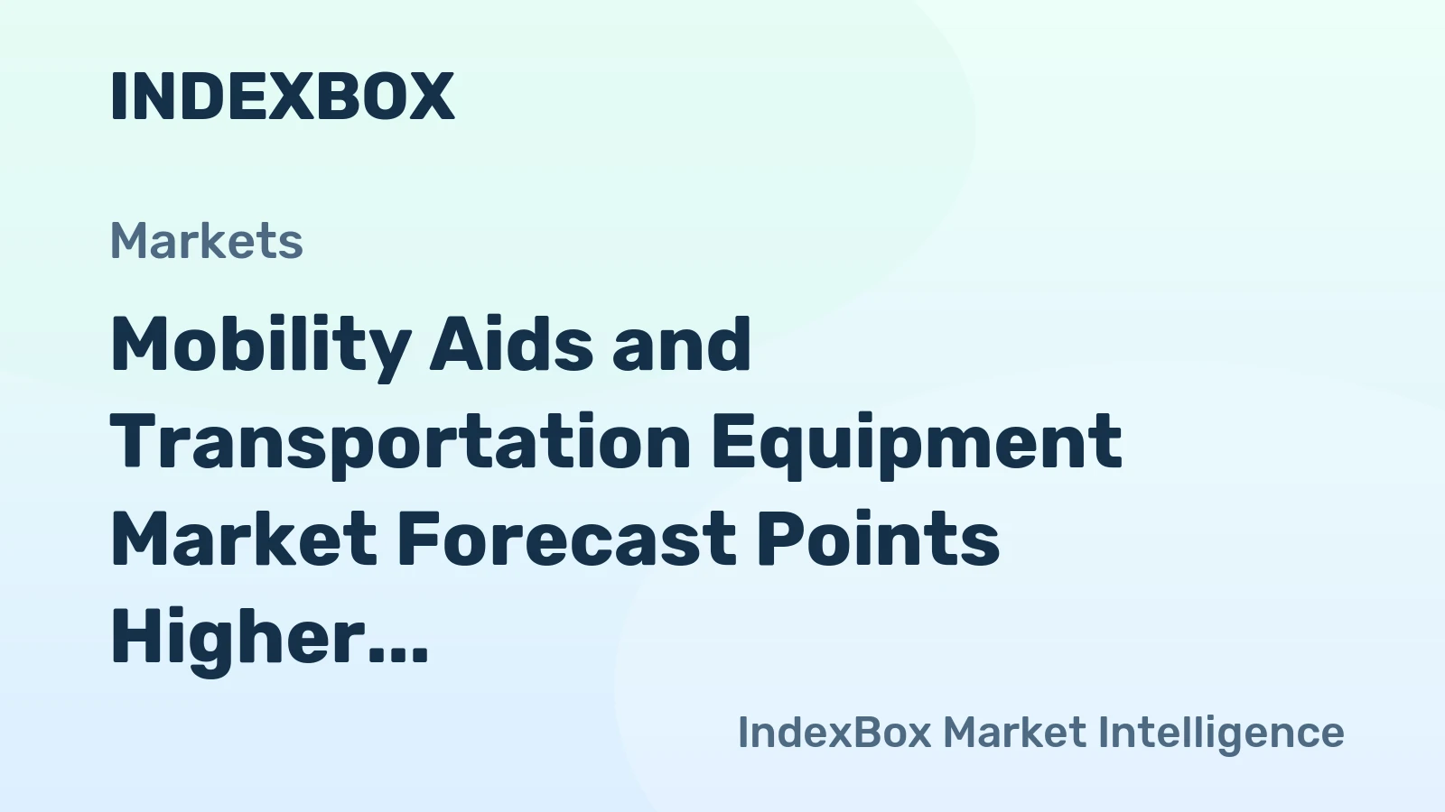 Mobility Aids and Transportation Equipment Market Forecast Points Higher Toward 2035, Driven by Aging Demographics and Lifestyle Integration