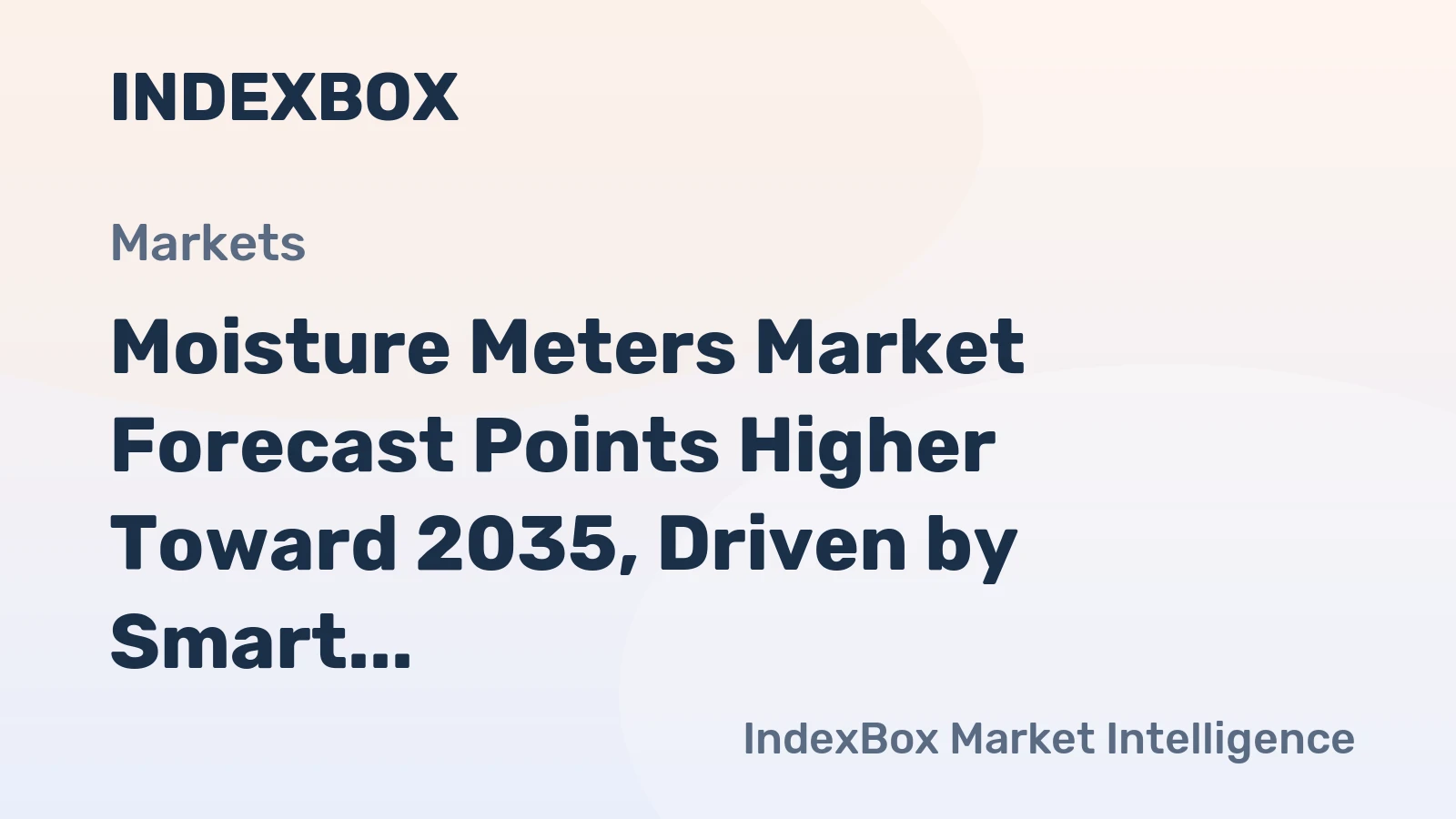 Moisture Meters Market Forecast Points Higher Toward 2035, Driven by Smart Agriculture and Iot Integration