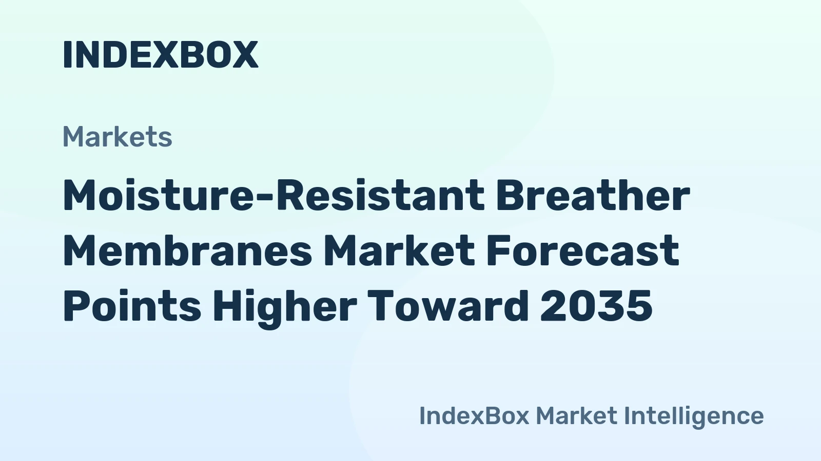 Moisture-Resistant Breather Membranes Market Forecast Points Higher Toward 2035, Driven by Building Envelope Retrofits