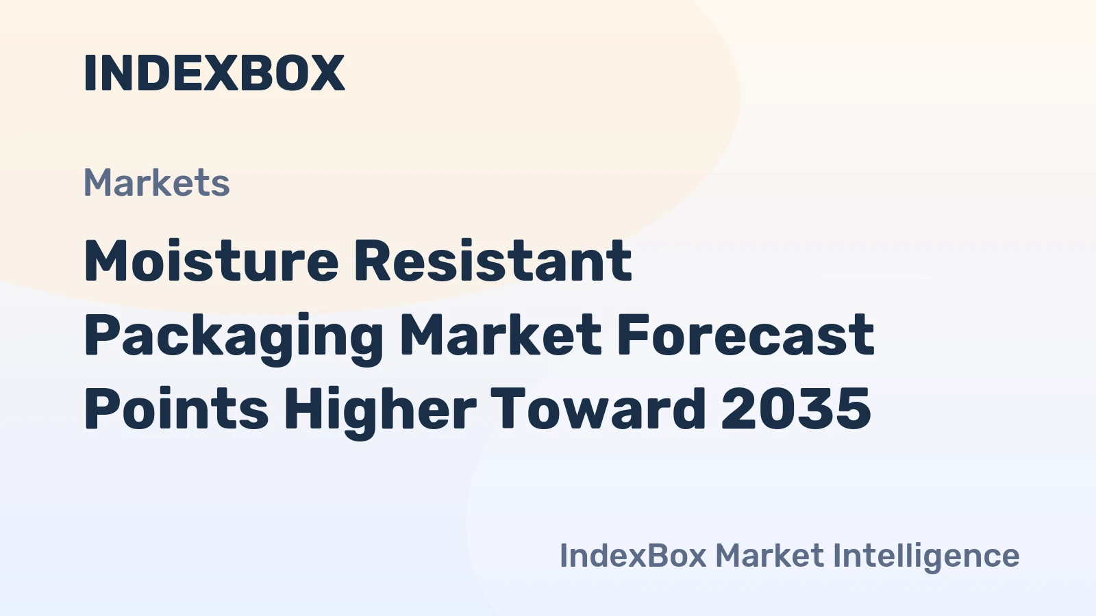 Moisture Resistant Packaging Market Forecast Points Higher Toward 2035, Driven by E-Commerce and Supply Chain Modernization