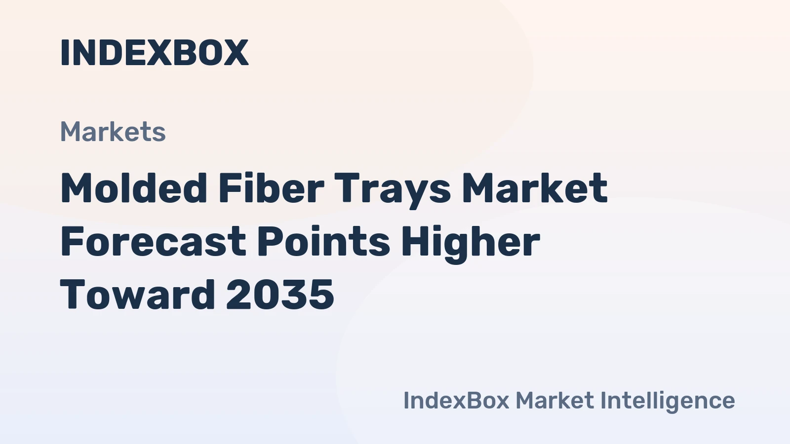 Molded Fiber Trays Market Forecast Points Higher Toward 2035, Driven by Regulatory Push for Plastic Alternatives
