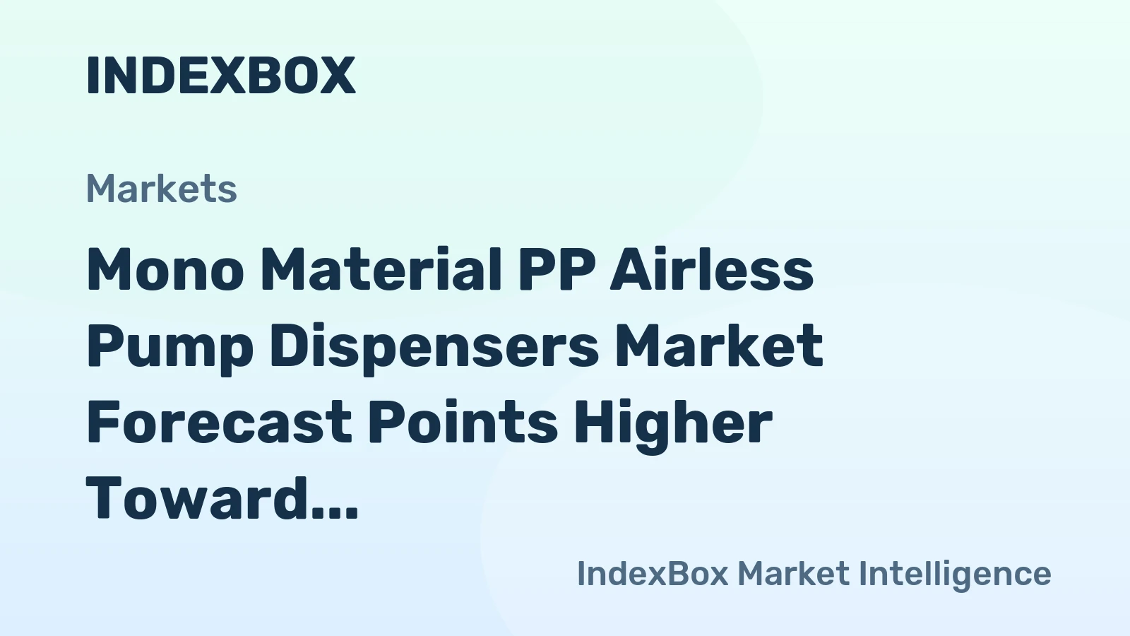 Mono Material PP Airless Pump Dispensers Market Forecast Points Higher Toward 2035, Driven by Sustainability Mandates