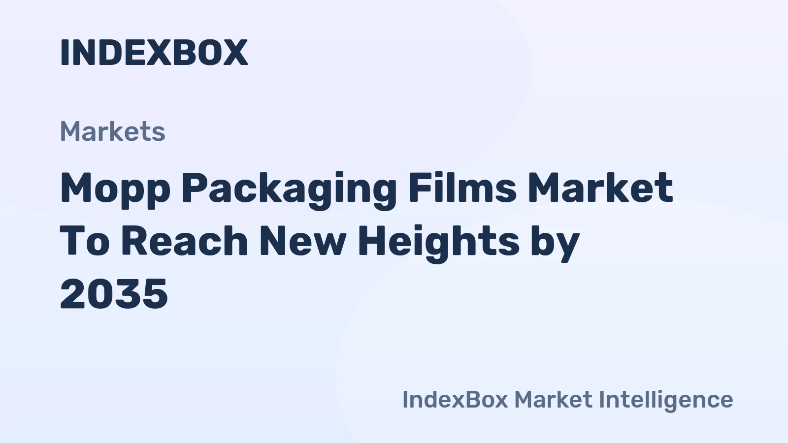 Mopp Packaging Films Market to Reach New Heights by 2035, Driven by E-Commerce and Premium Food Packaging Demand