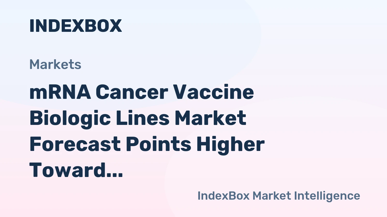 mRNA Cancer Vaccine Biologic Lines Market Forecast Points Higher Toward 2035, Driven by Personalized Oncology Advances