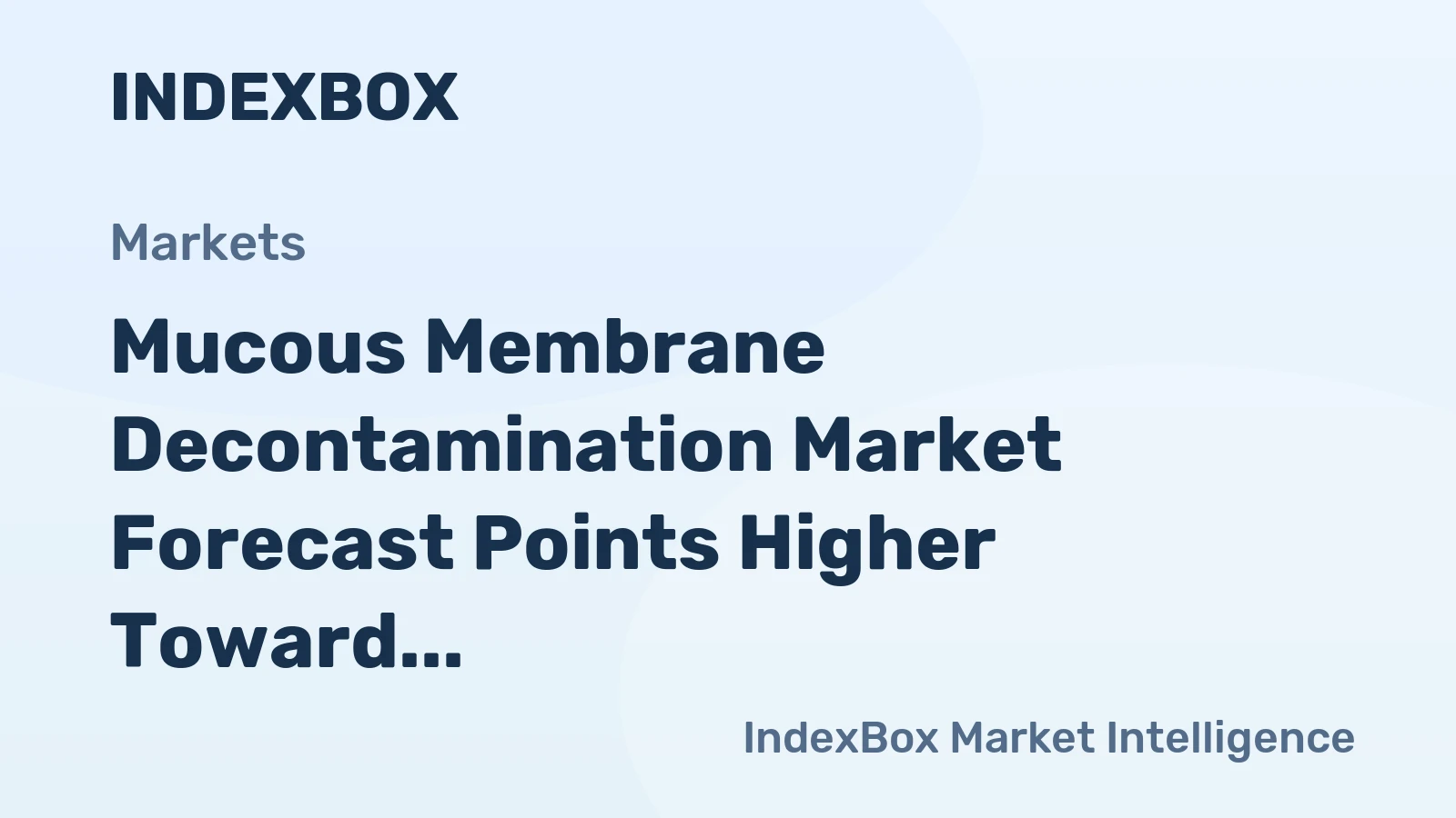 Mucous Membrane Decontamination Market Forecast Points Higher Toward 2035 Amid Rising Infection Control Mandates