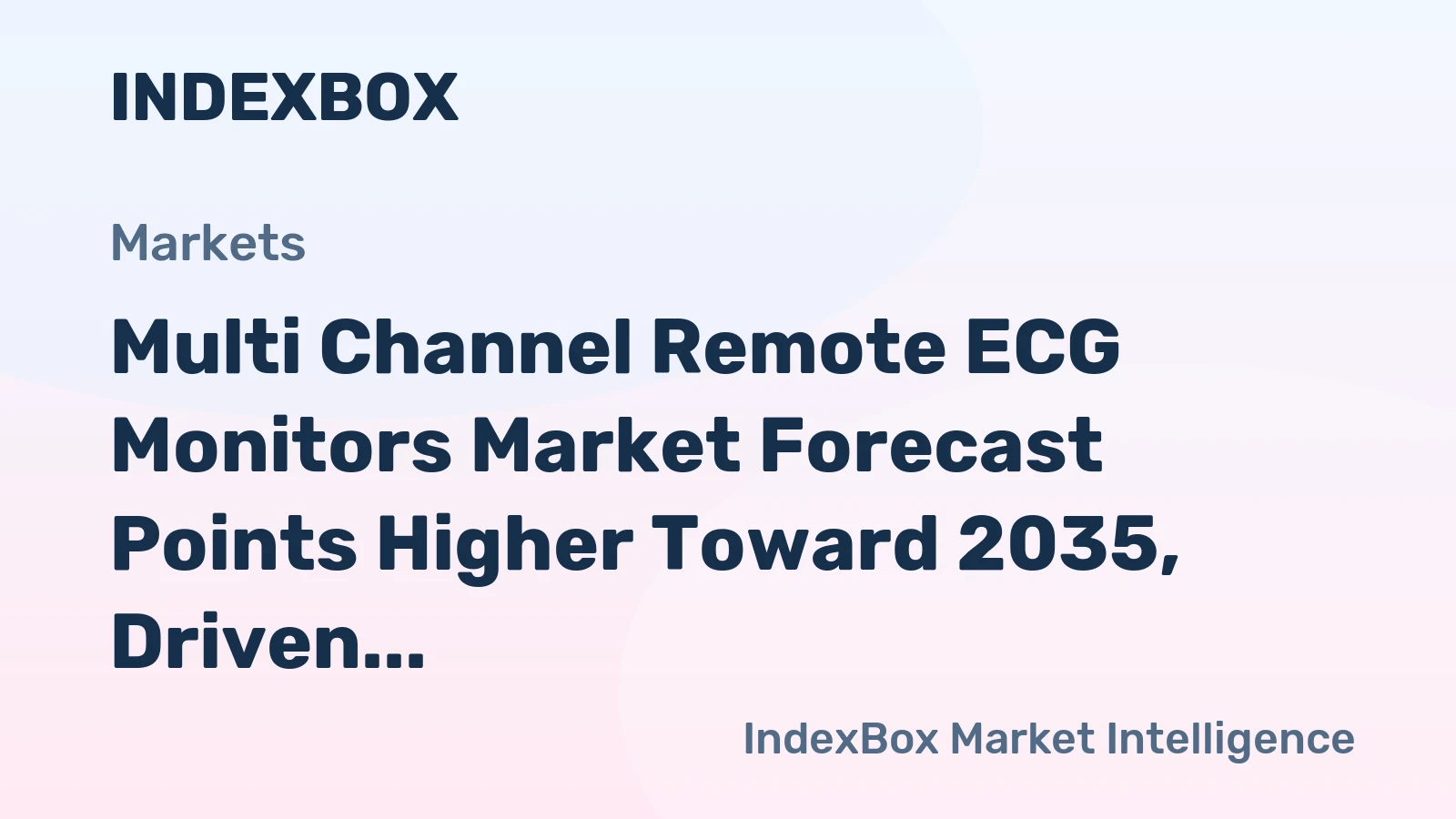 Multi Channel Remote ECG Monitors Market Forecast Points Higher Toward 2035, Driven by Telehealth Expansion