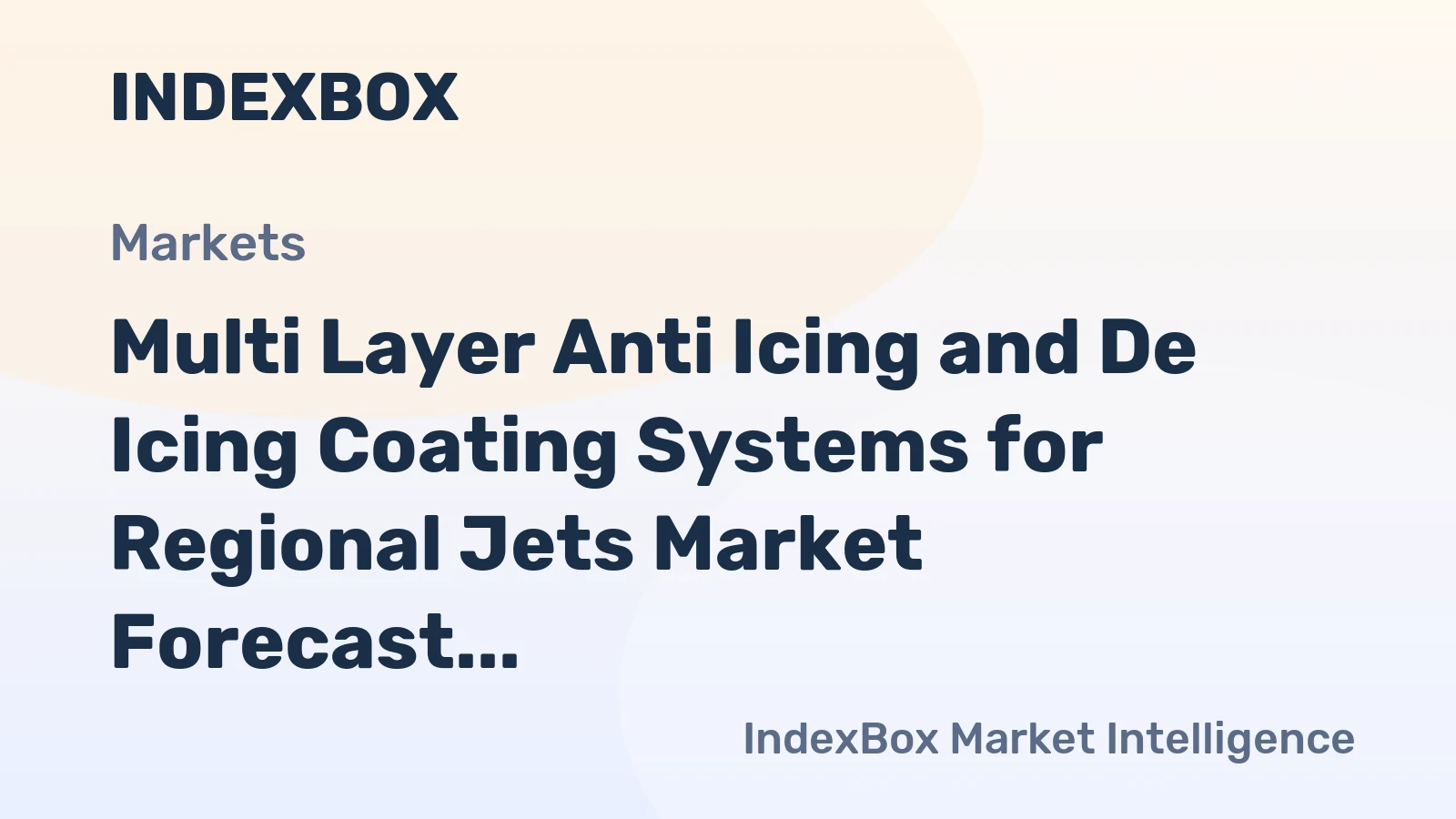 Multi Layer Anti Icing and De Icing Coating Systems for Regional Jets Market Forecast Points Higher Toward 2035 Driven by Expanding Cold-Weather Regional Fleets