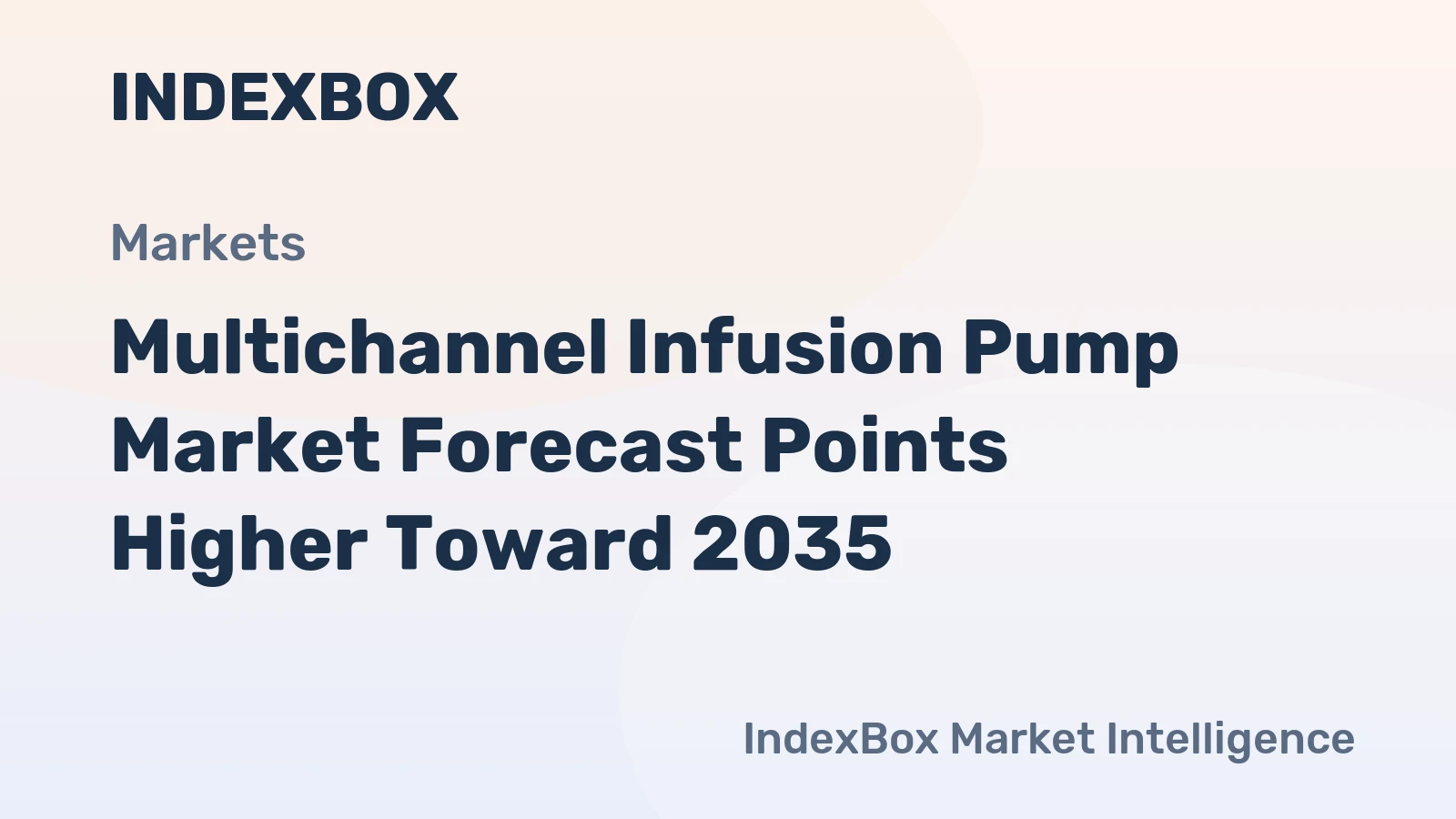 Multichannel Infusion Pump Market Forecast Points Higher Toward 2035, Driven by Rising Chronic Disease Prevalence