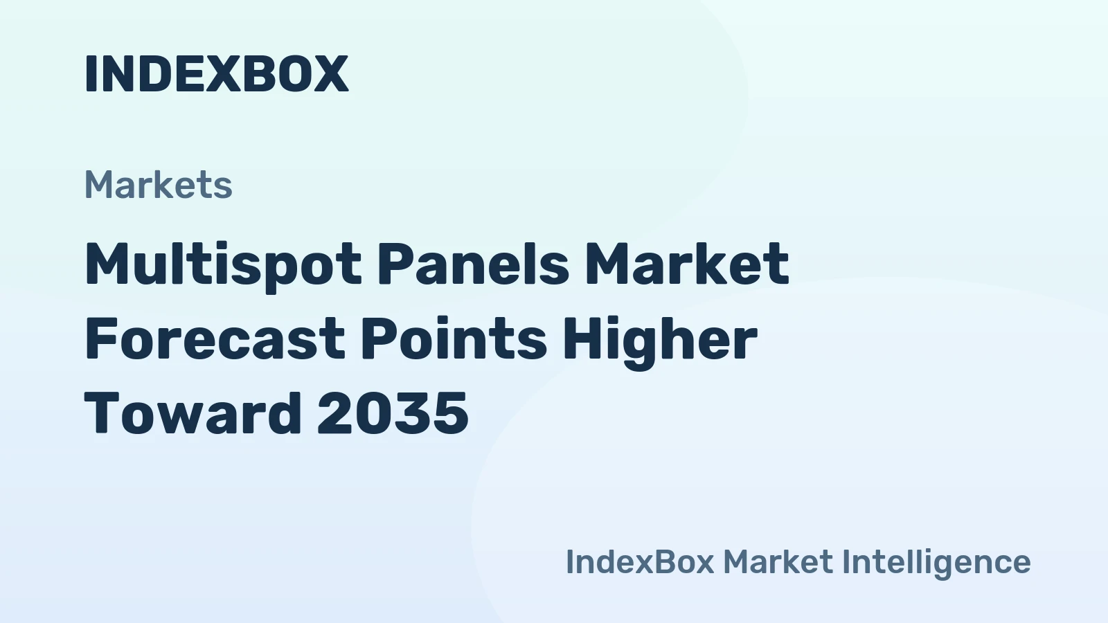 Multispot Panels Market Forecast Points Higher Toward 2035, Driven by Industrial Automation and Smart Infrastructure Upgrades