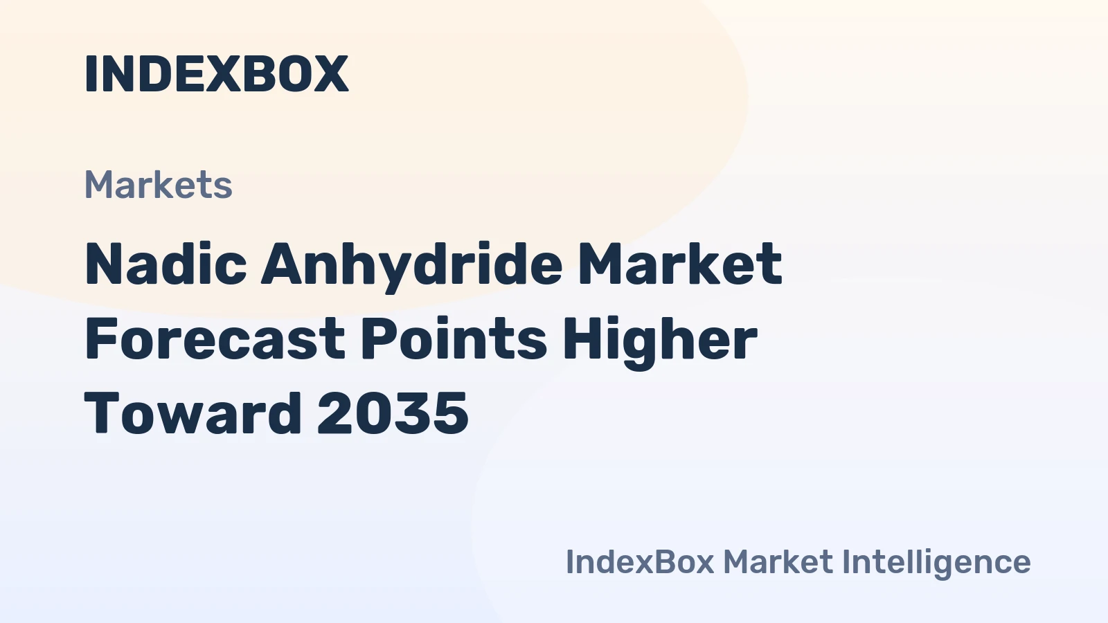 Nadic Anhydride Market Forecast Points Higher Toward 2035, Driven by Electronics Miniaturization and Halogen-Free Laminate Demand