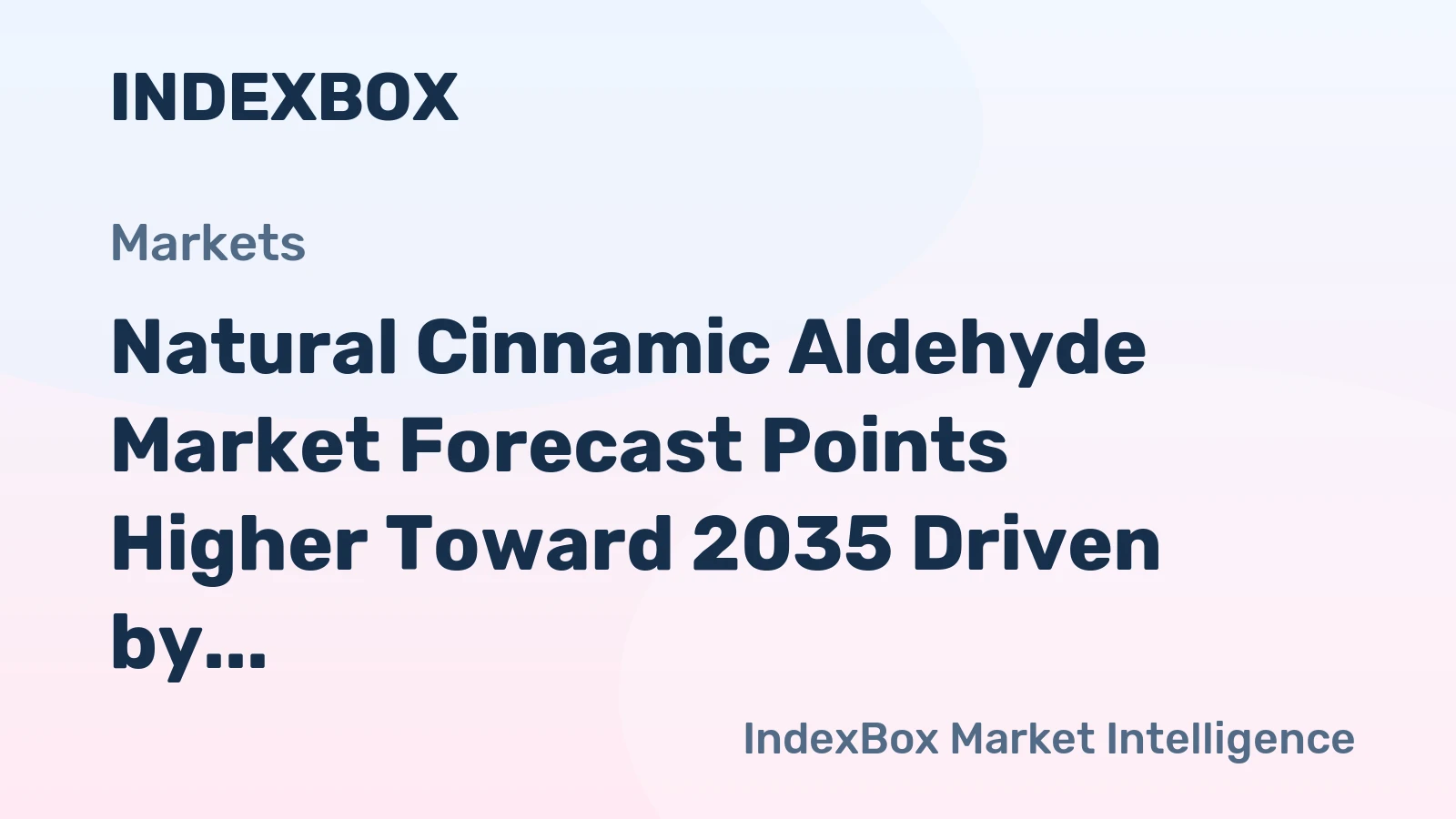 Natural Cinnamic Aldehyde Market Forecast Points Higher Toward 2035 Driven by Clean-Label Demand in Flavor and Fragrance