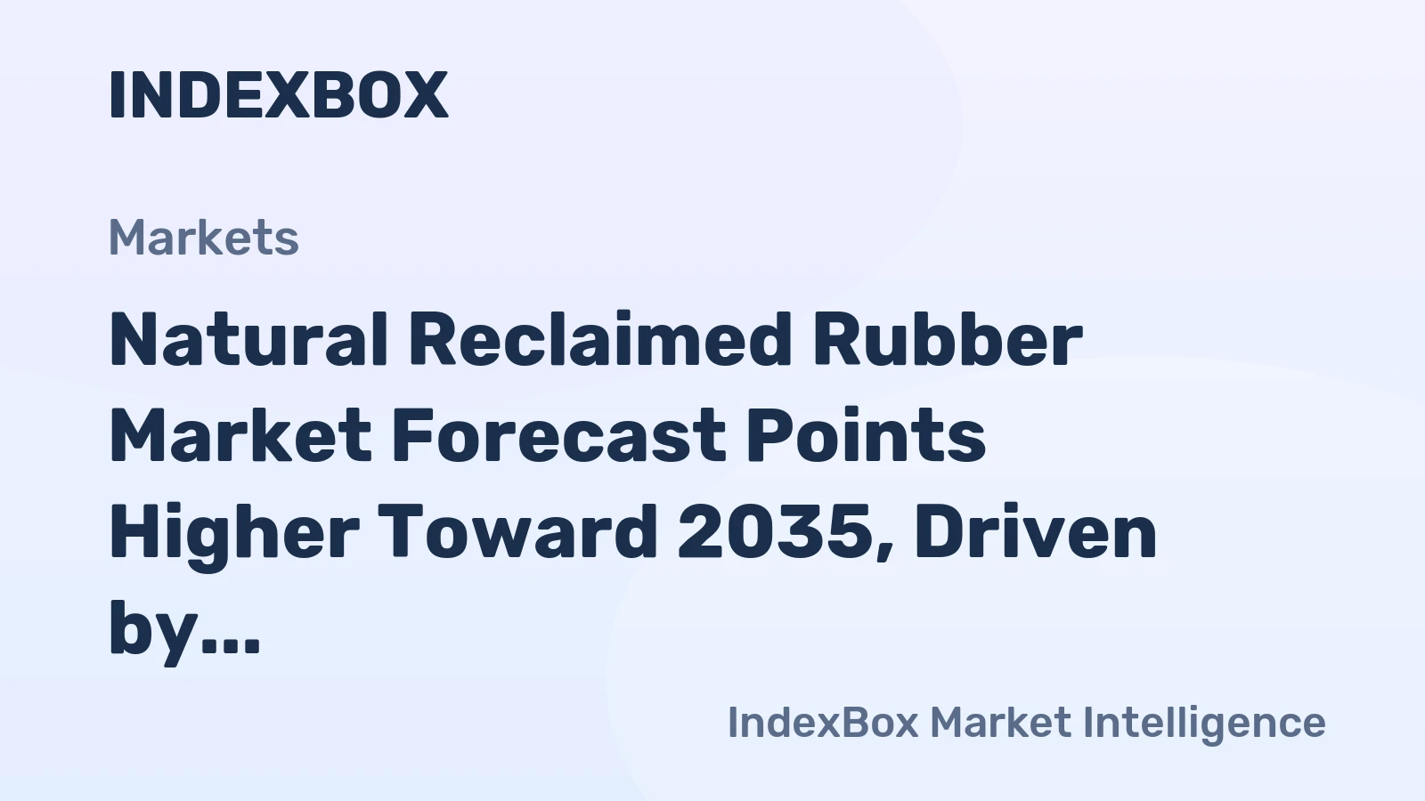 Natural Reclaimed Rubber Market Forecast Points Higher Toward 2035, Driven by Circular Economy Mandates
