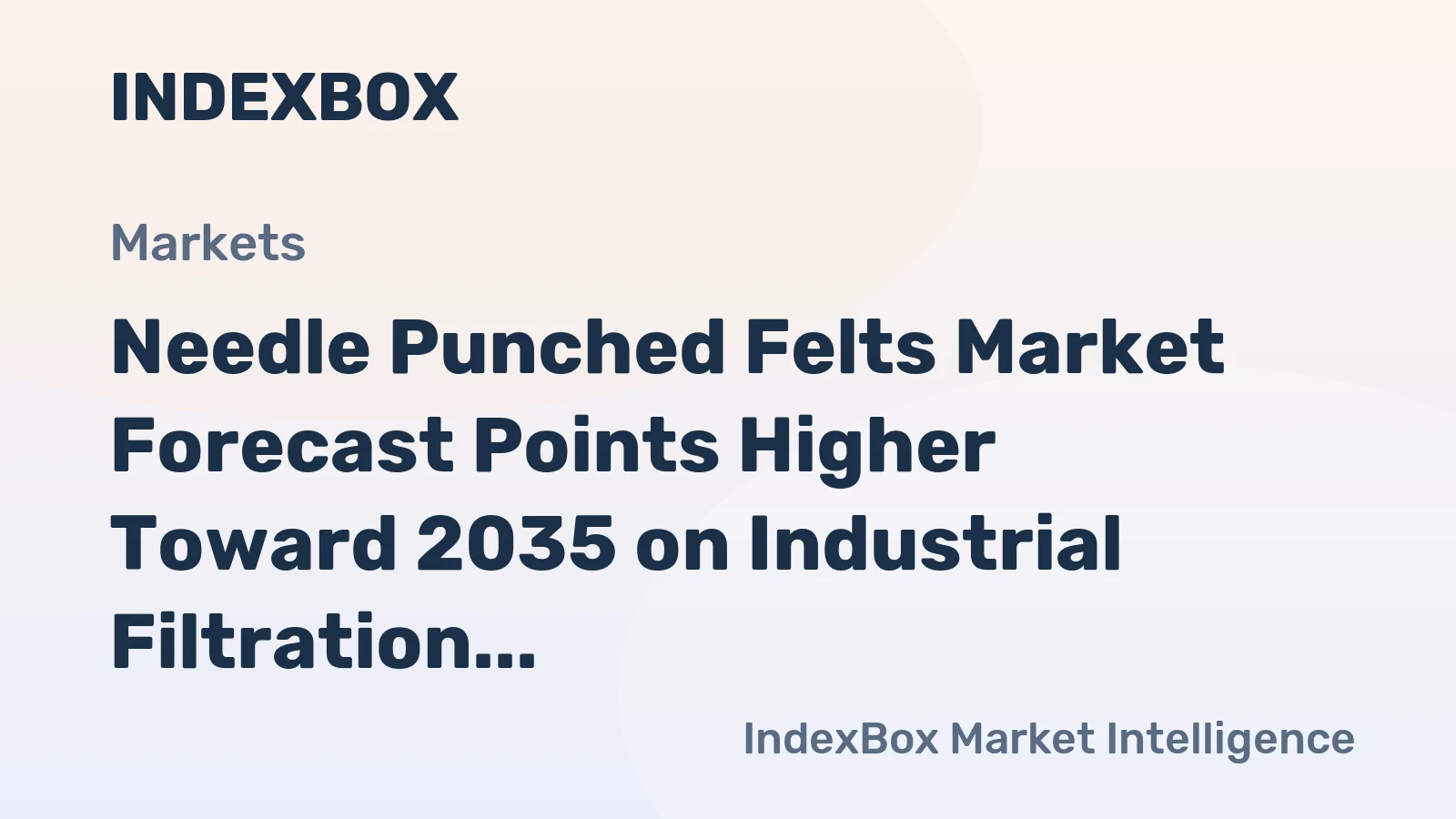 Needle Punched Felts Market Forecast Points Higher Toward 2035 on Industrial Filtration Demand