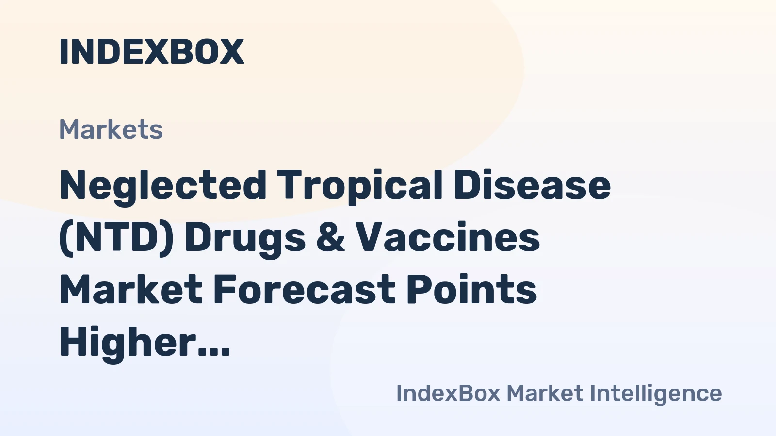 Neglected Tropical Disease (NTD) Drugs & Vaccines Market Forecast Points Higher Toward 2035 on New Vaccine Launches