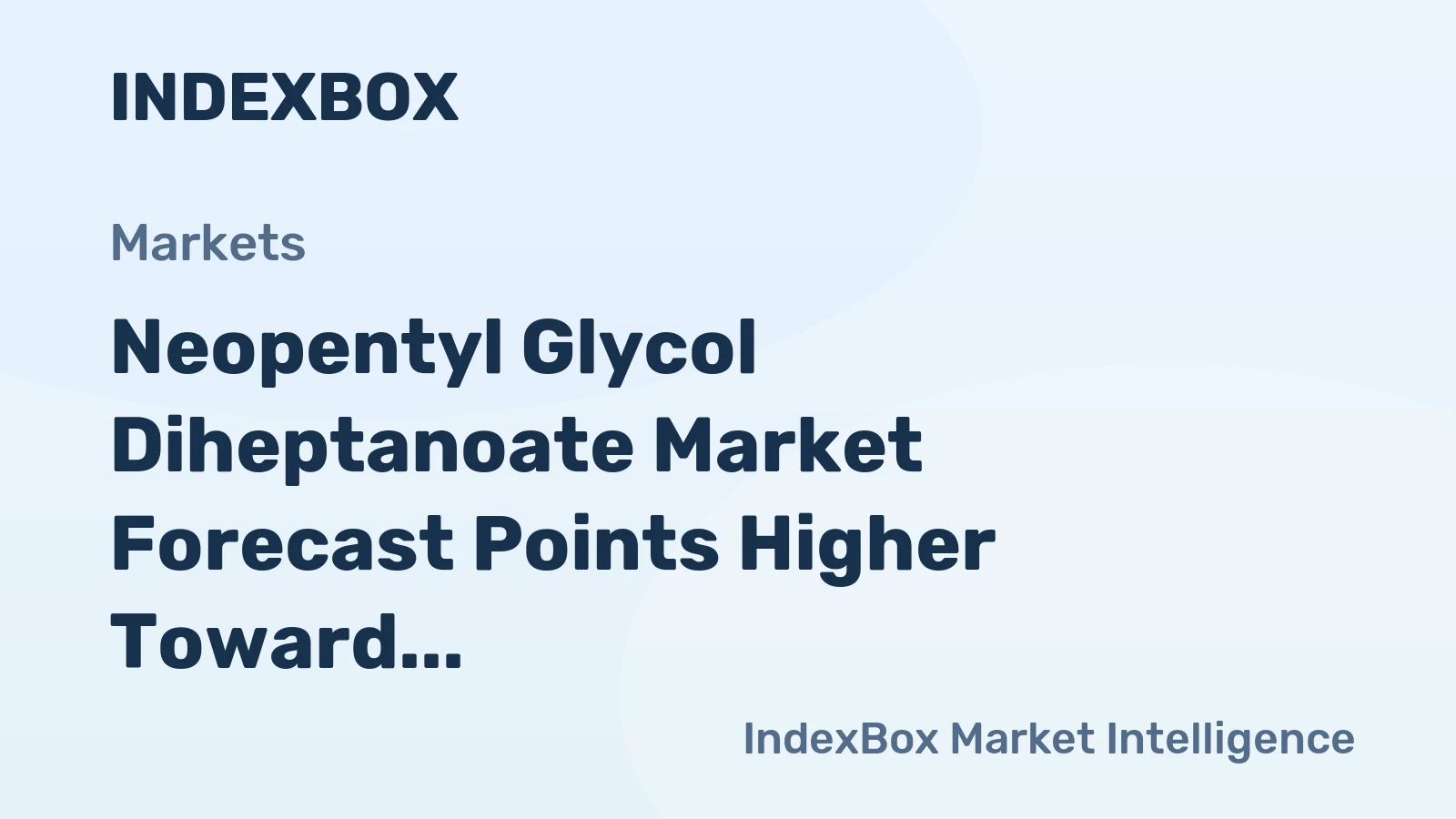 Neopentyl Glycol Diheptanoate Market Forecast Points Higher Toward 2035 on Demand for High-Performance Esters