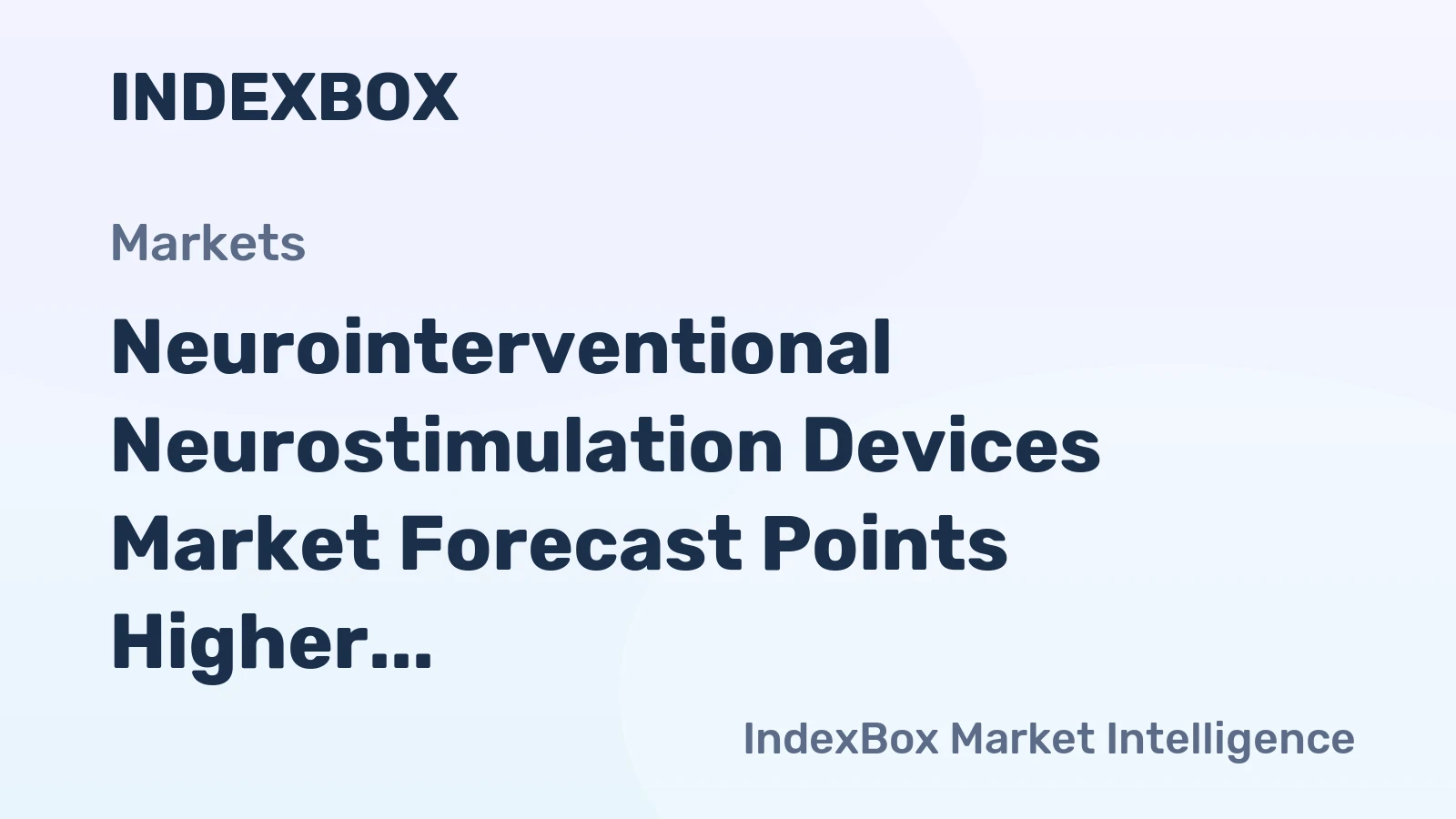 Neurointerventional Neurostimulation Devices Market Forecast Points Higher Toward 2035, Driven by Closed-Loop Systems and Indication Expansion