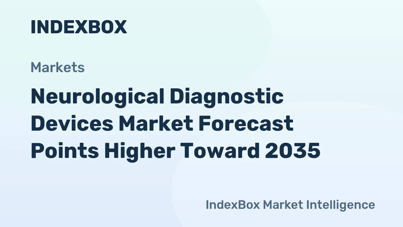 Neurological Diagnostic Devices Market Forecast Points Higher Toward 2035, Driven by Aging Population and AI Integration
