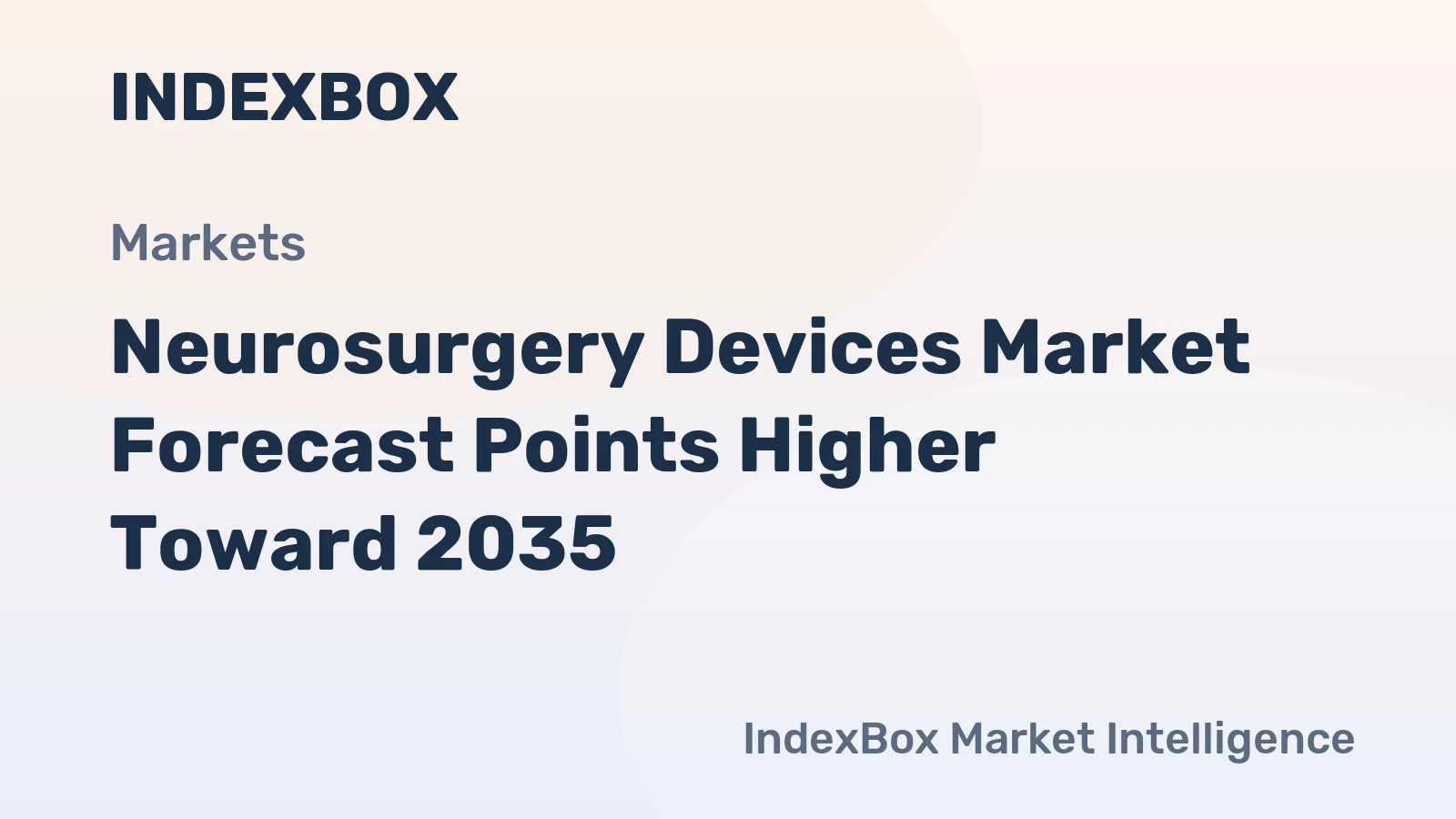 Neurosurgery Devices Market Forecast Points Higher Toward 2035, Driven by Neurovascular and Minimally Invasive Innovation