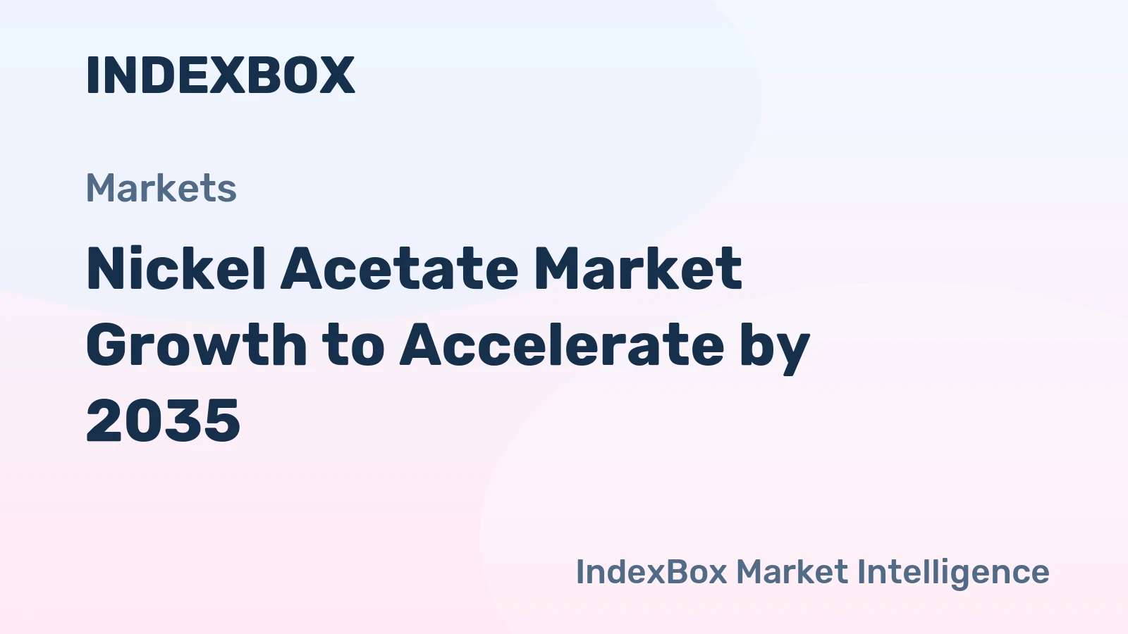 Nickel Acetate Market Growth to Accelerate by 2035, Driven by Battery Materials Demand and Electroplating Expansion