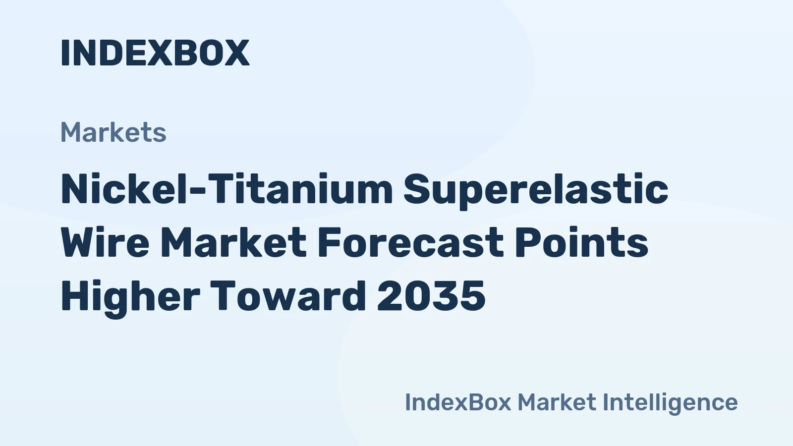 Nickel-Titanium Superelastic Wire Market Forecast Points Higher Toward 2035, Driven by Medical Device Miniaturization