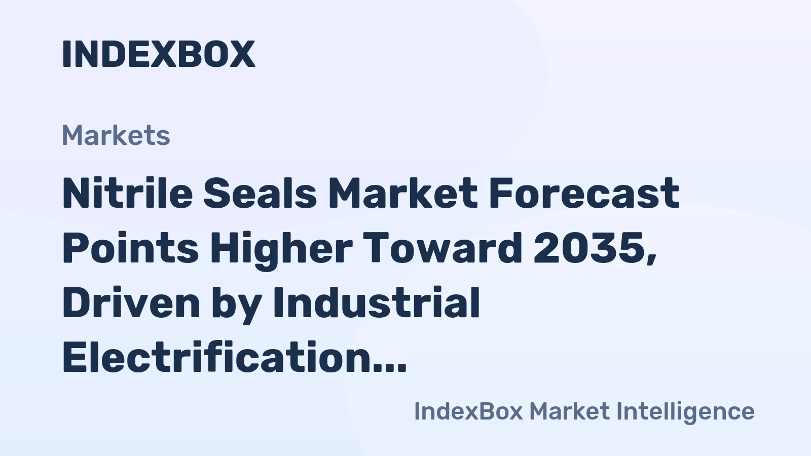Nitrile Seals Market Forecast Points Higher Toward 2035, Driven by Industrial Electrification