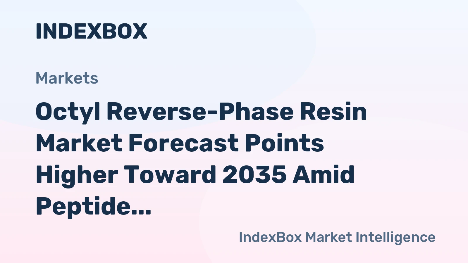 Octyl Reverse-Phase Resin Market Forecast Points Higher Toward 2035 Amid Peptide Therapy Scale-Up
