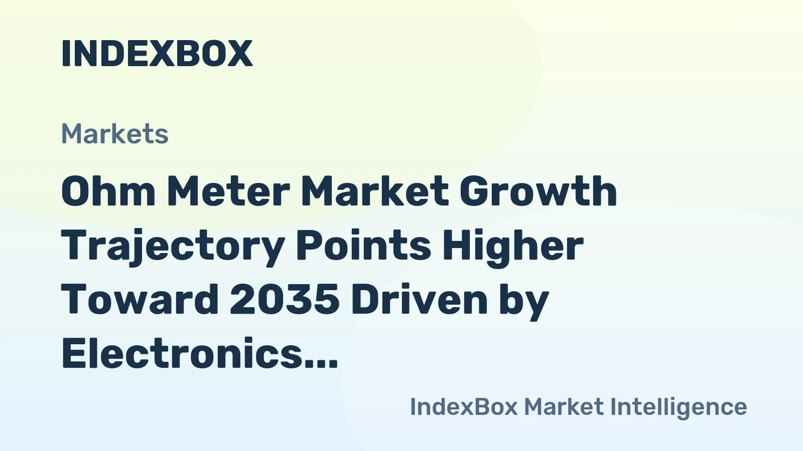 Ohm Meter Market Growth Trajectory Points Higher Toward 2035 Driven by Electronics and EV Expansion