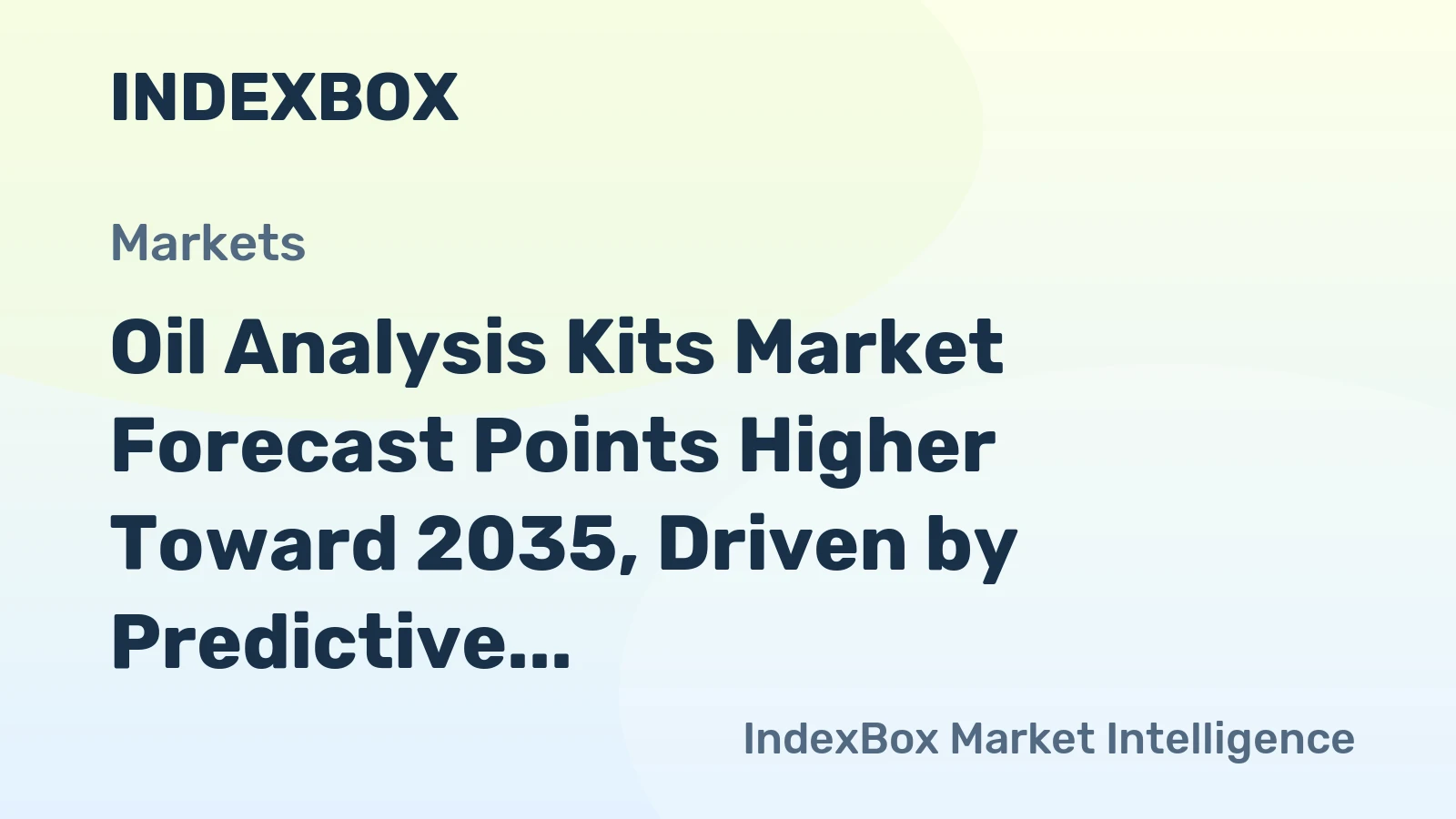 Oil Analysis Kits Market Forecast Points Higher Toward 2035, Driven by Predictive Maintenance Adoption