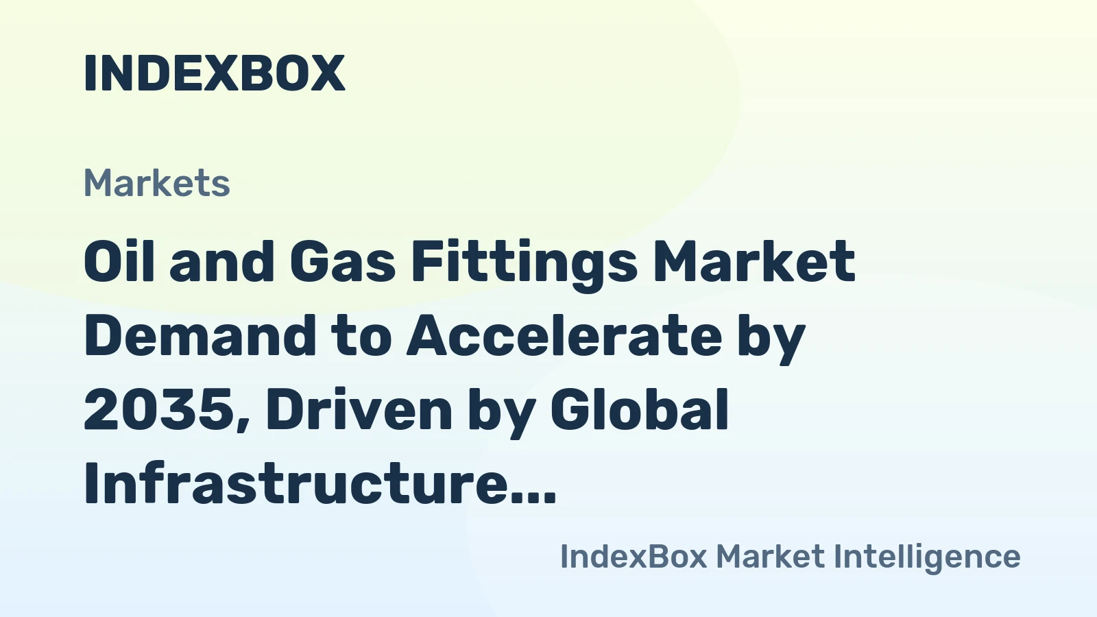 Oil and Gas Fittings Market Demand to Accelerate by 2035, Driven by Global Infrastructure Modernization