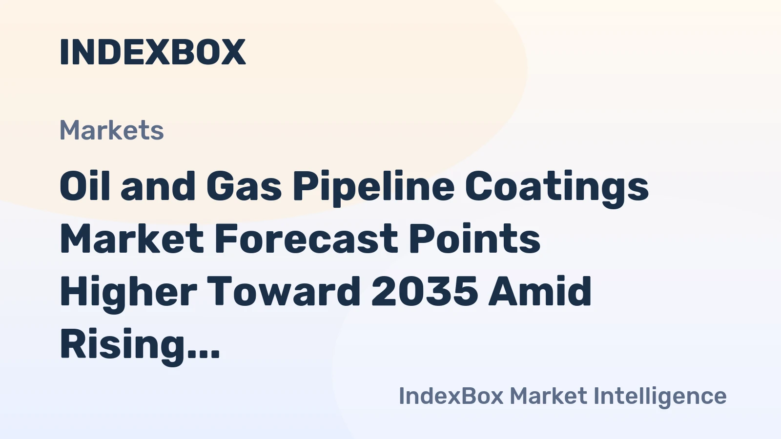 Oil and Gas Pipeline Coatings Market Forecast Points Higher Toward 2035 Amid Rising Deepwater Exploration