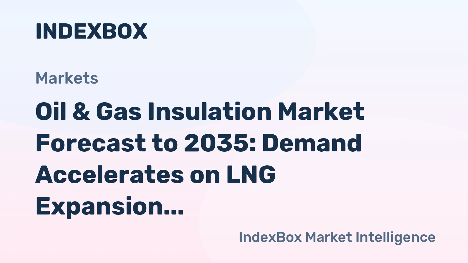 Oil & Gas Insulation Market Forecast to 2035: Demand Accelerates on LNG Expansion and CCUS Retrofits
