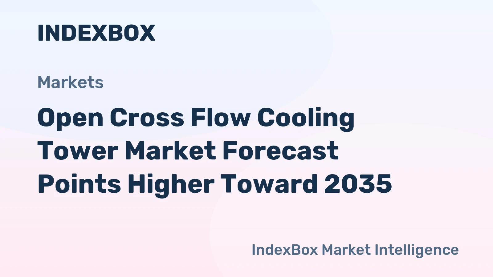 Open Cross Flow Cooling Tower Market Forecast Points Higher Toward 2035, Driven by Industrial Expansion and Water Efficiency Mandates