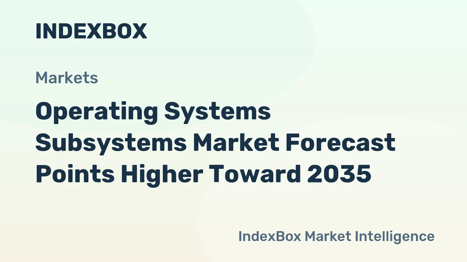 Operating Systems Subsystems Market Forecast Points Higher Toward 2035, Driven by Industrial Automation and Edge Computing Expansion