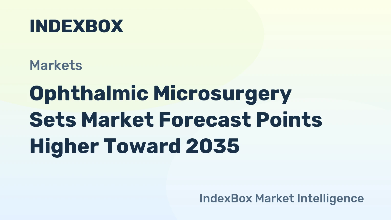 Ophthalmic Microsurgery Sets Market Forecast Points Higher Toward 2035, Driven by Rising Cataract Volumes and Precision Instrument Demand