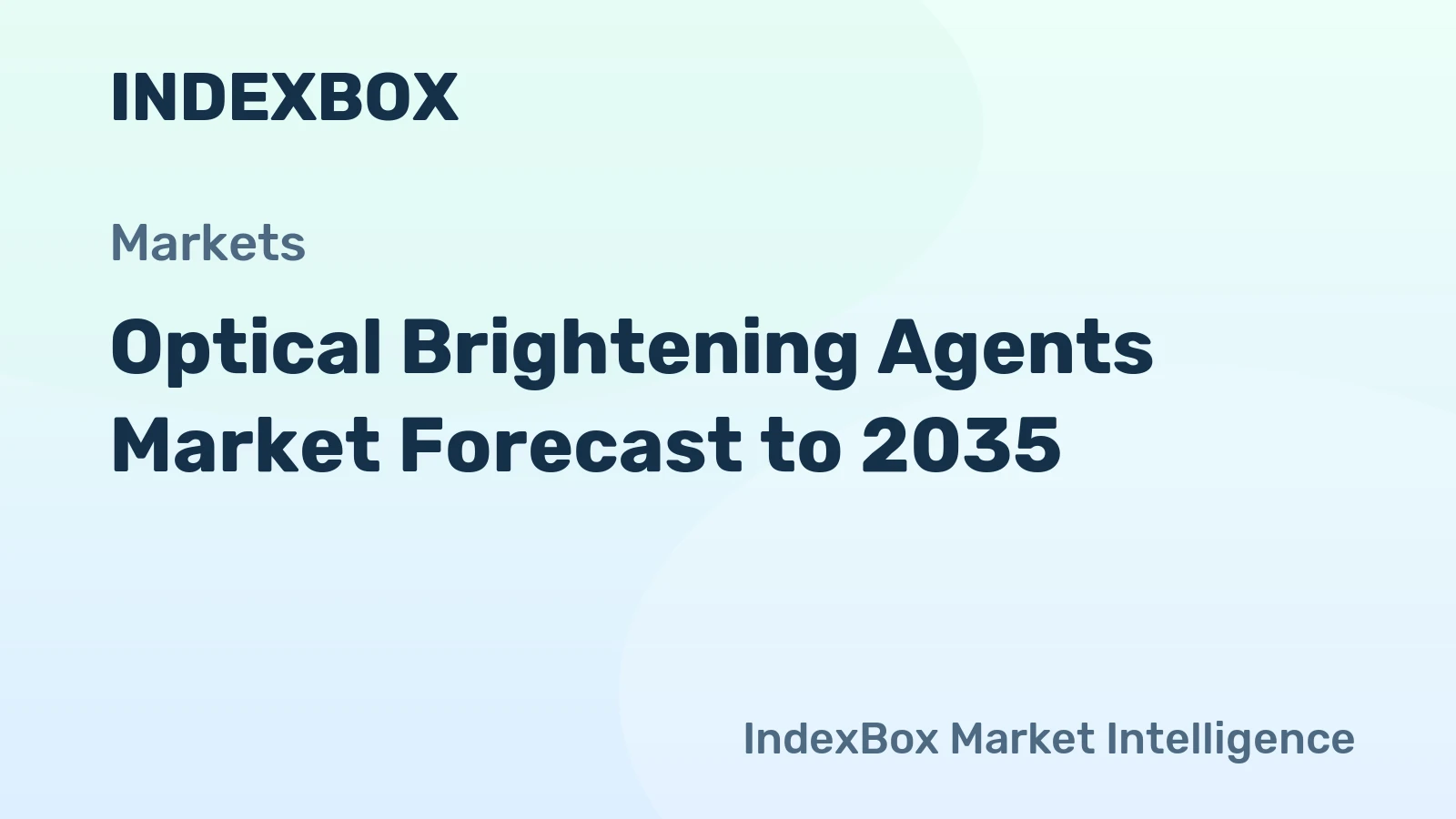 Optical Brightening Agents Market Forecast to 2035: Demand Accelerates on Rising Polymer Content and Automotive Aesthetic Standards