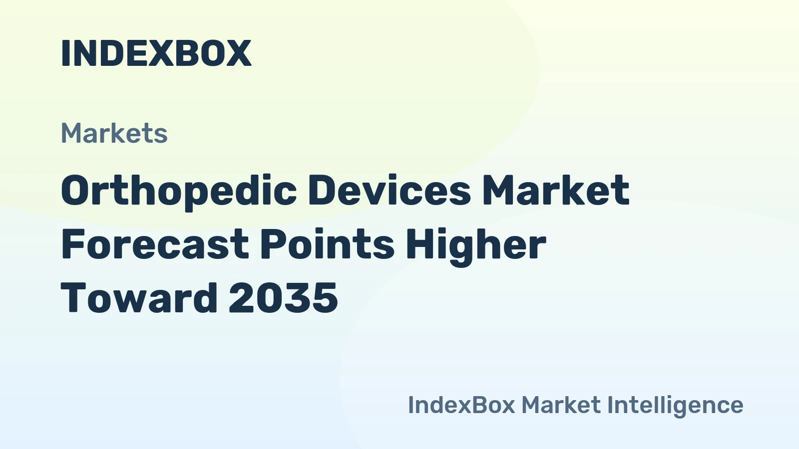 Orthopedic Devices Market Forecast Points Higher Toward 2035, Driven by Aging Demographics and Robotics Integration