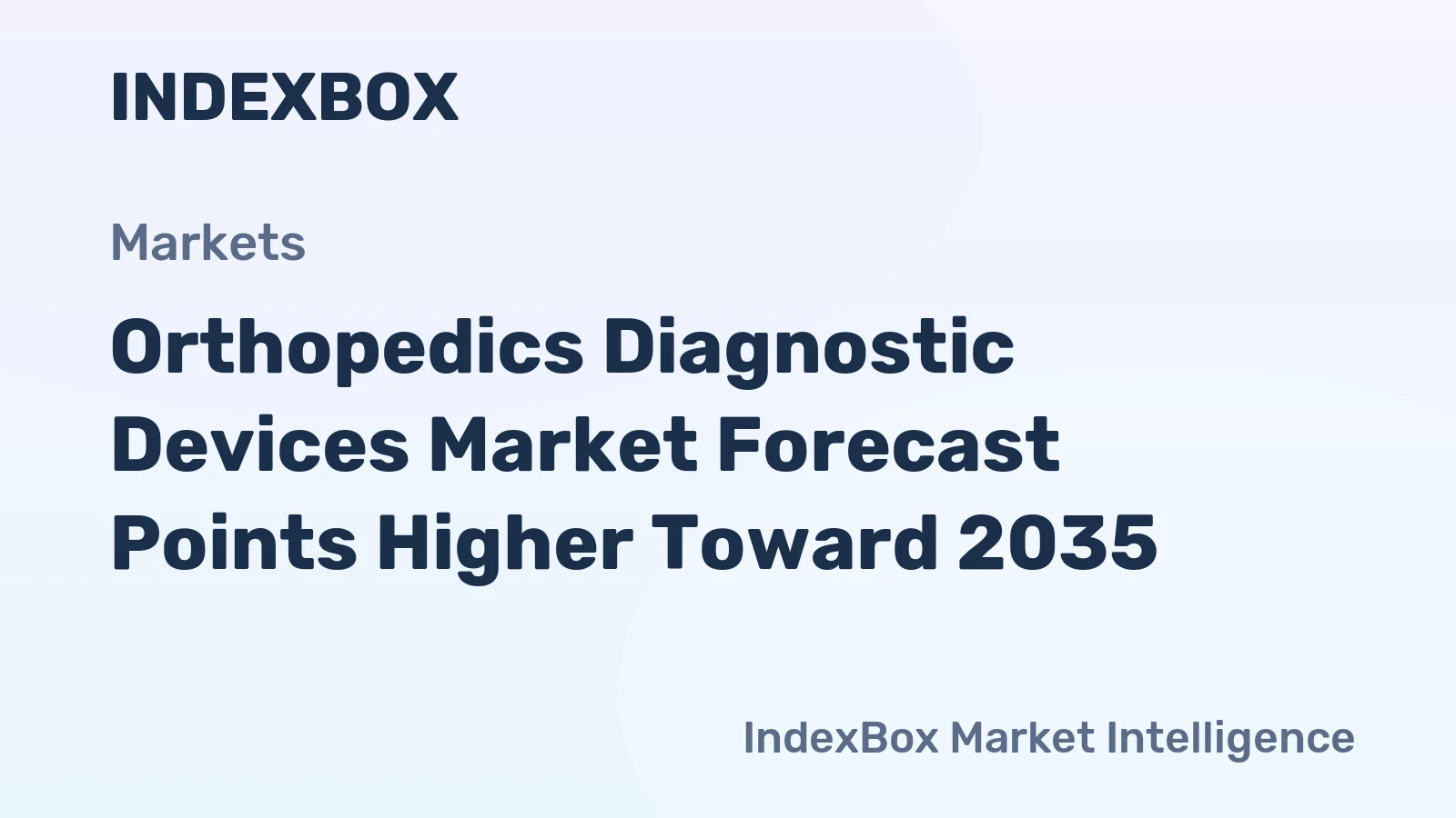 Orthopedics Diagnostic Devices Market Forecast Points Higher Toward 2035, Driven by Aging Population and Digital Imaging Adoption